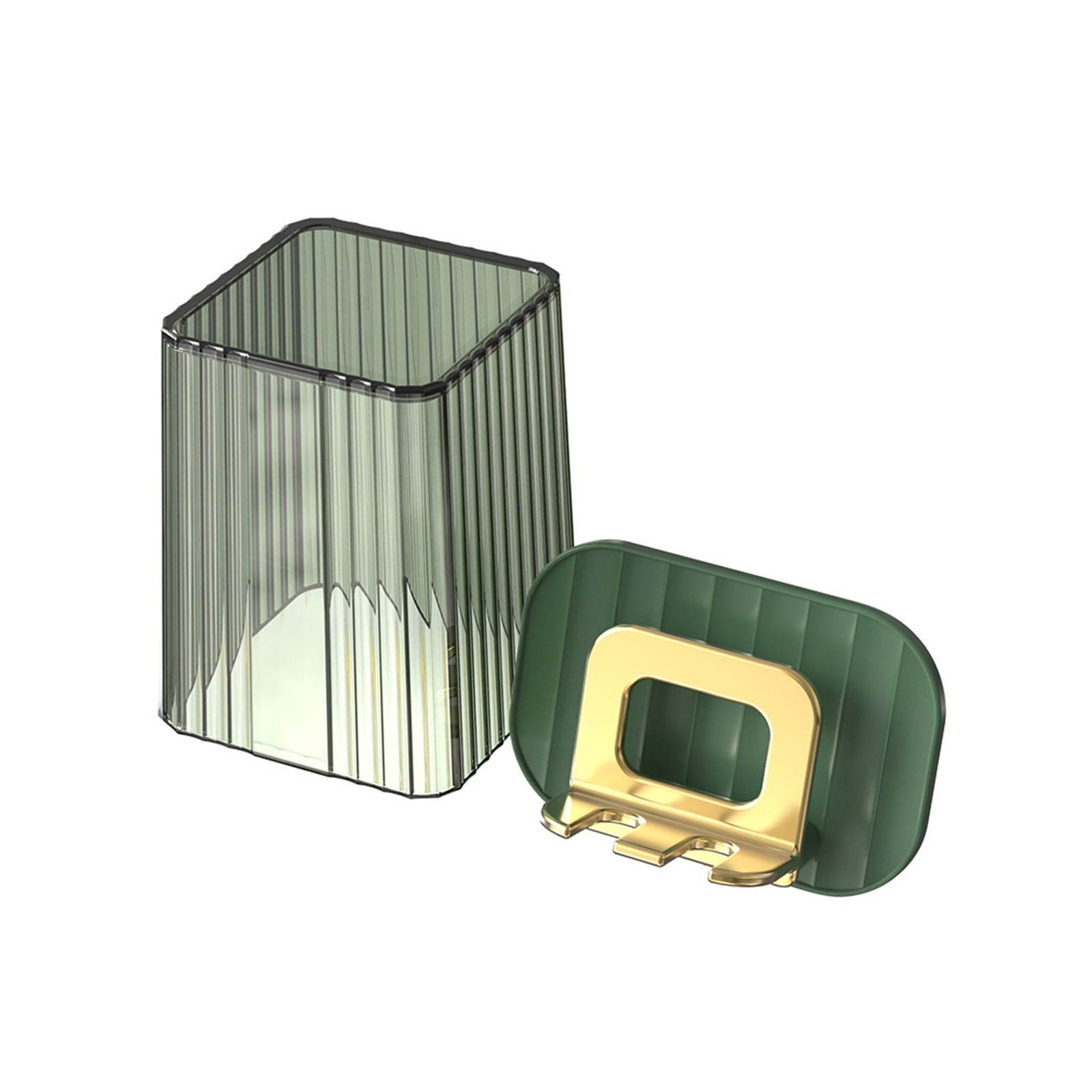 Toothbrush Stand with Cover,Toothbrush Wall Mounted,Wall Mounted Tooth ...