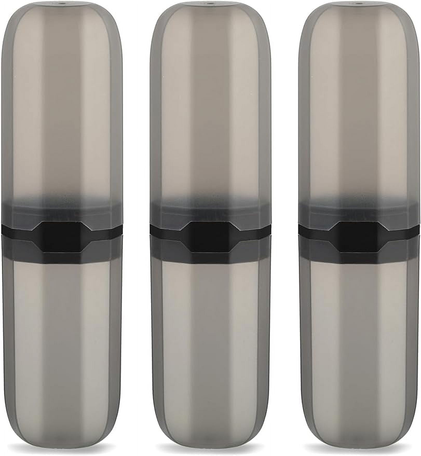 Toothbrush Travel Case, 3Pcs Cup Holder Toothpaste Container Cover ...