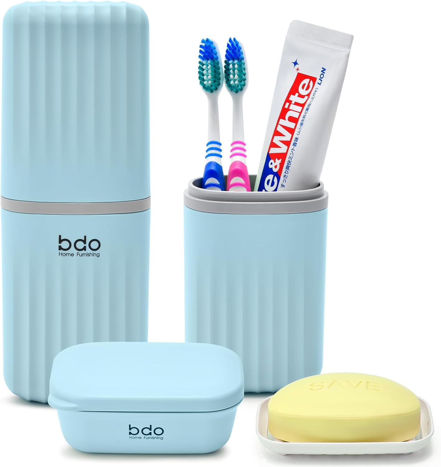 Toothbrush Travel Case, Portable Travel Soap Container Dish Tray ...
