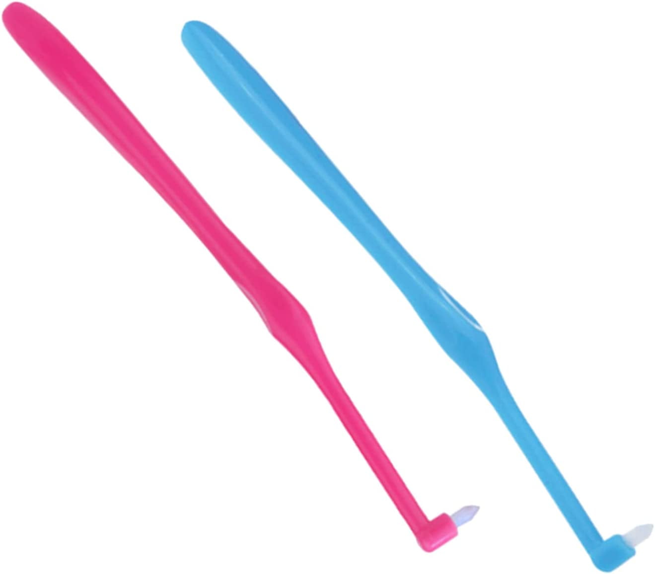 Toothbrush Tufted Brush 2 Pcs Interspace Brushes Plastic Handle Extra ...