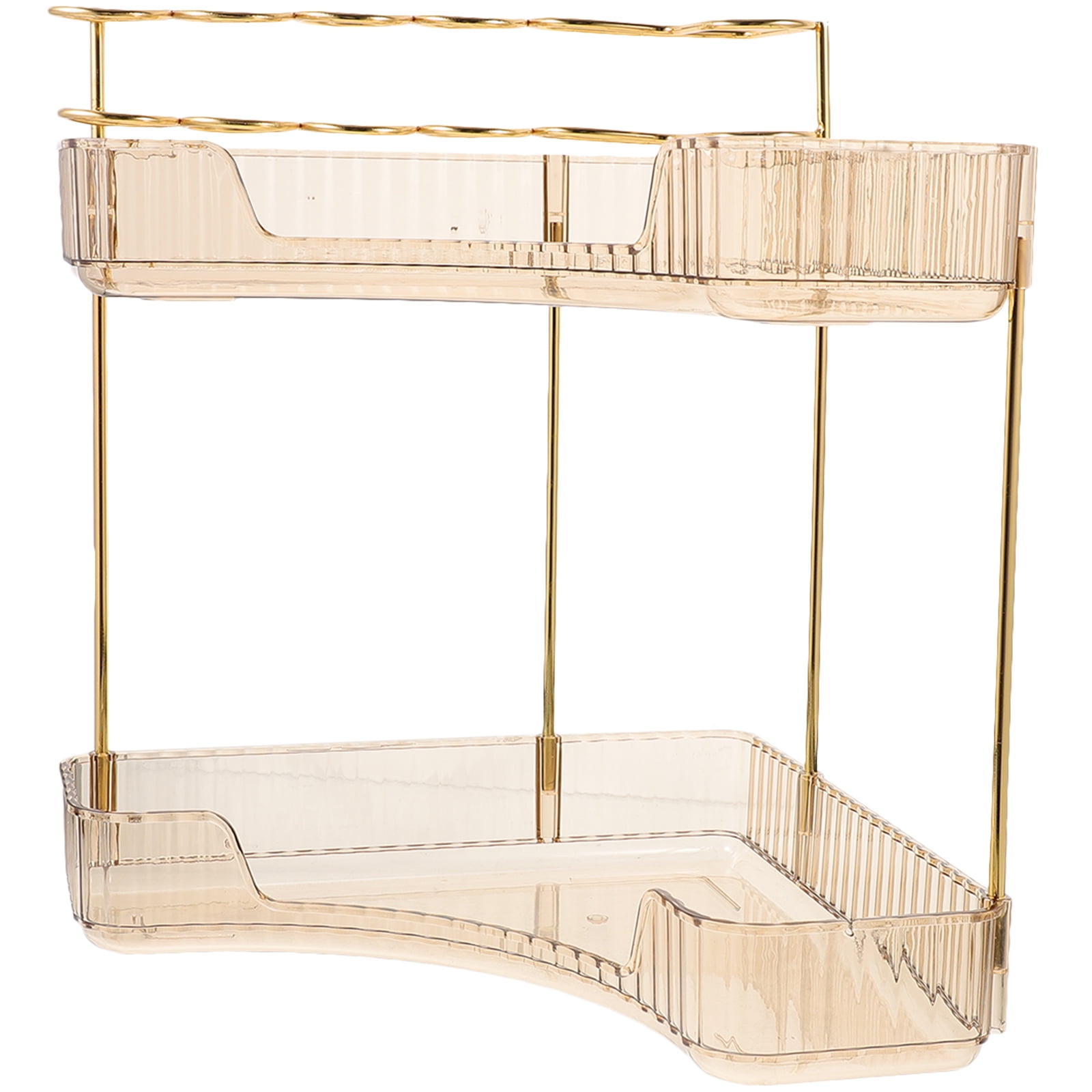 Toothbrushes 2 -Tier Shower Shelf Bathroom Perfume Tray 2- Makeup Stand ...