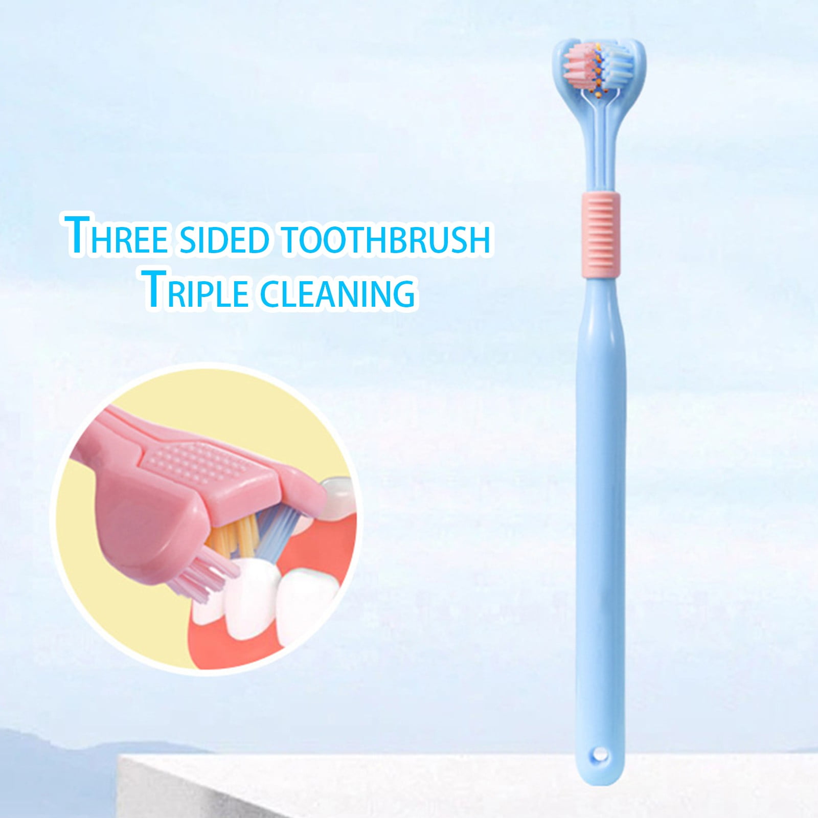Toothbrushes Gum Care for Home & Travel Use Daily Oral Hygiene Routine ...