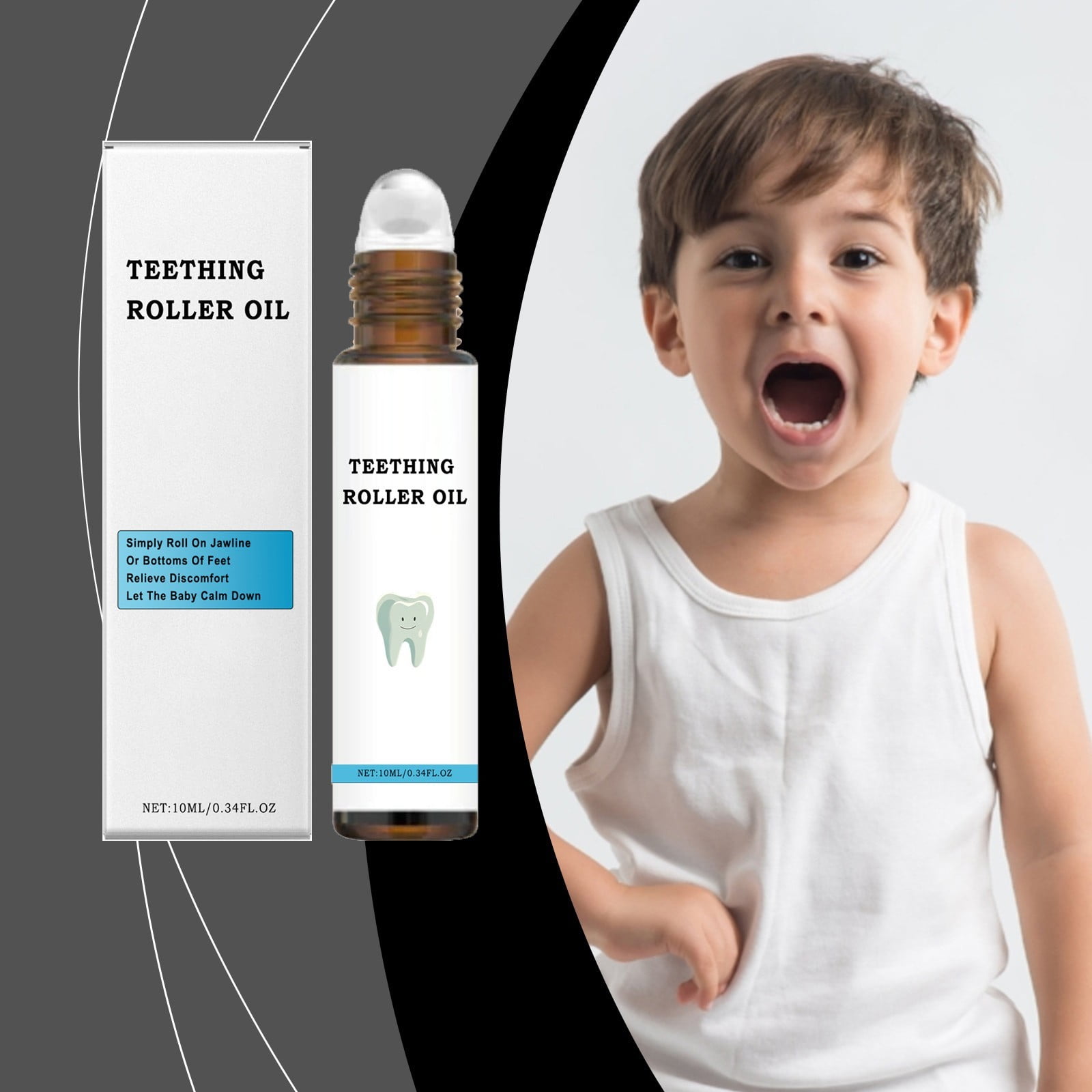 Toothcare, Teething Roller Teething Roller Natural Teething Oil ...