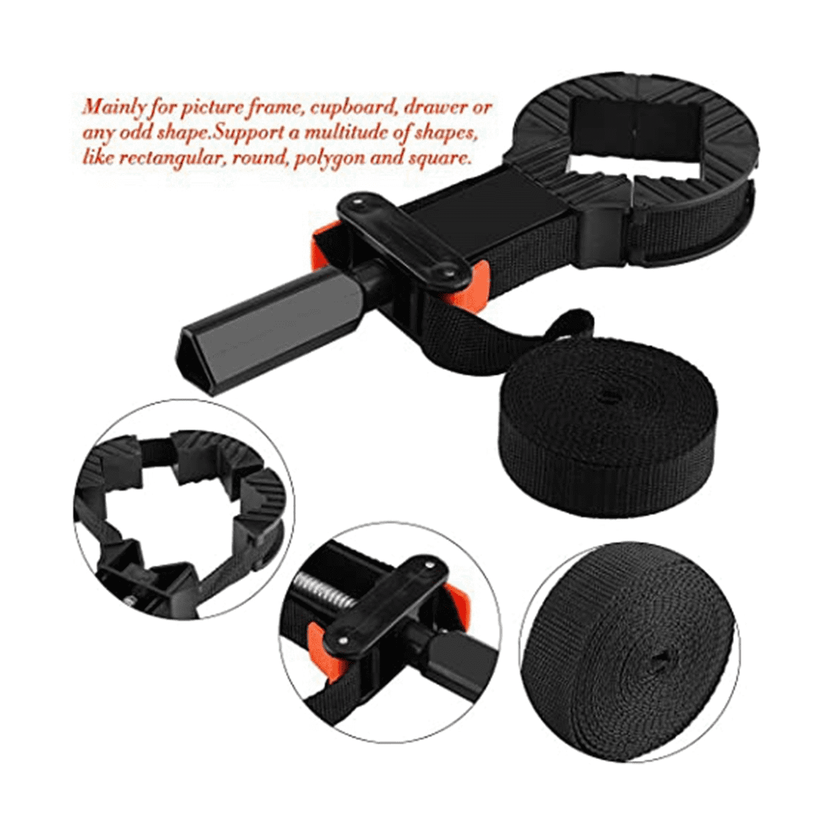Toothed Belt Clip Multifunctional Adjustable Angle Clip Bracket Bundled ...