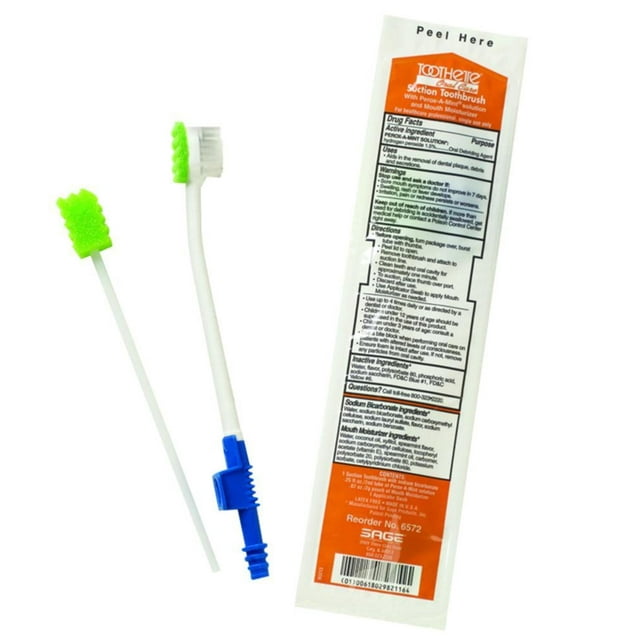 Toothette 6572 Suction Toothbrush Kit, 1 Count - Walmart Business Supplies