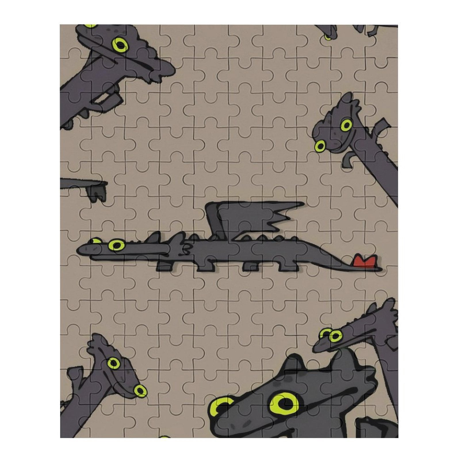 Toothless Christmas Jigsaw Puzzles Interlocking Puzzles for Kids And ...