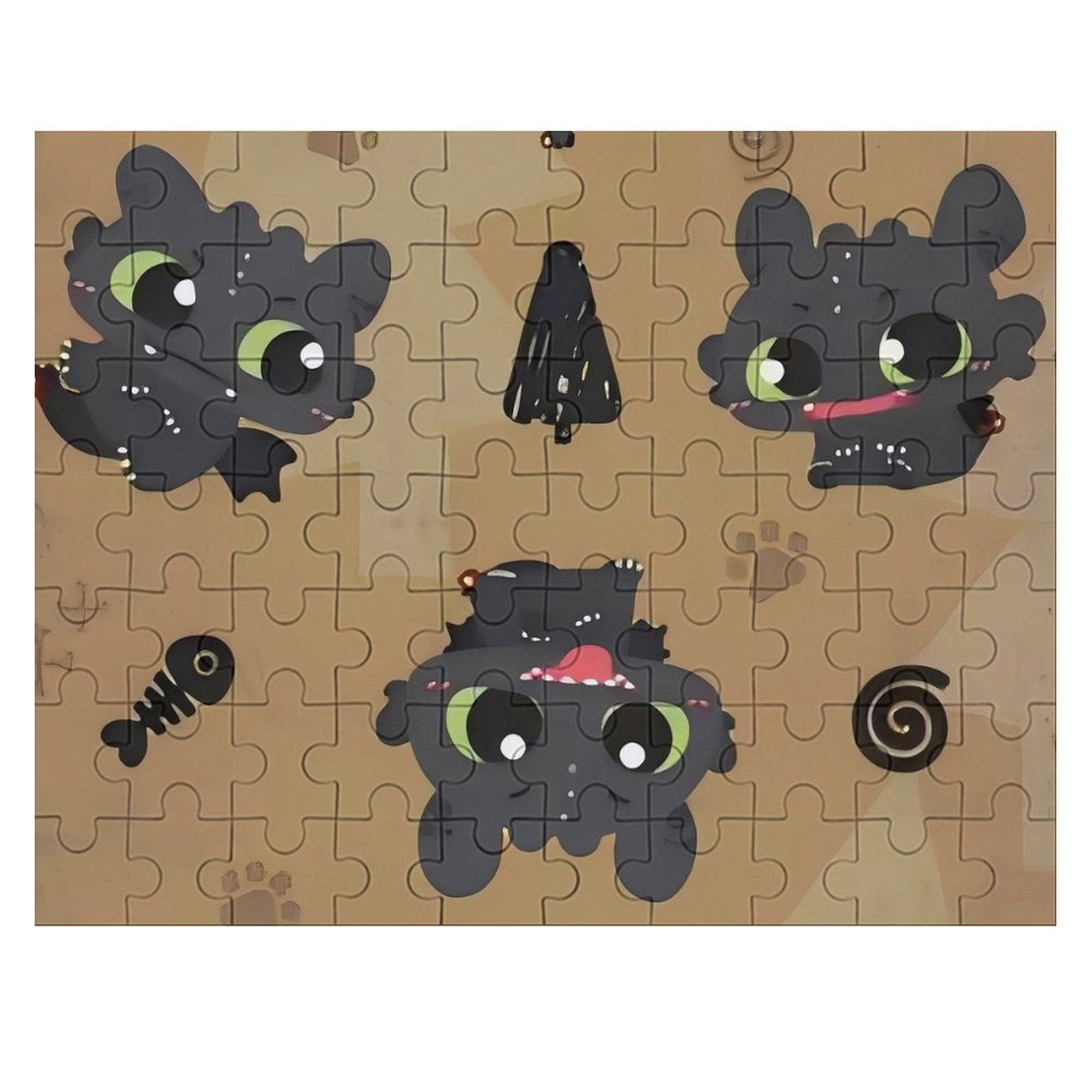 Toothless Christmas Jigsaw Puzzles Interlocking puzzles for kids and ...