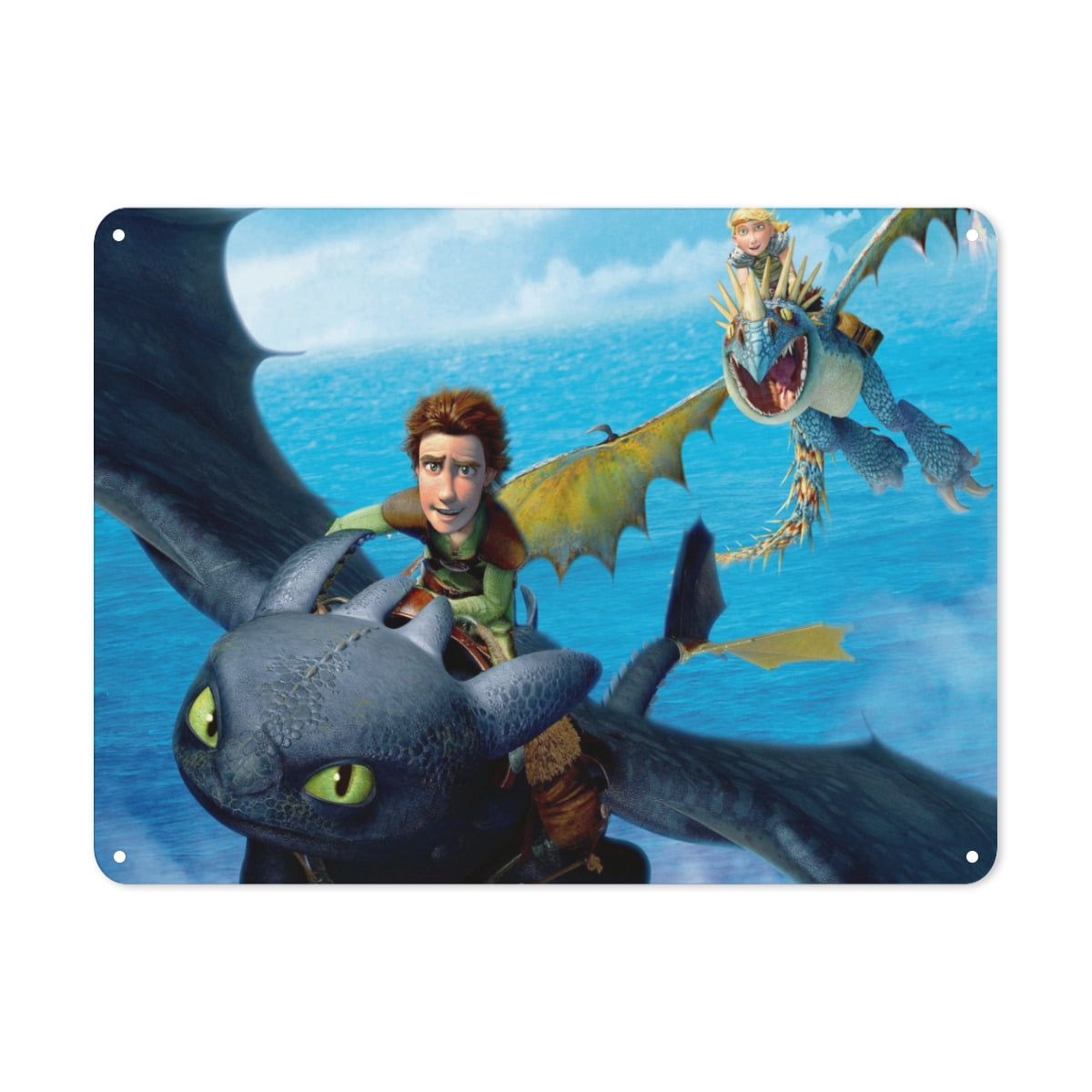 Toothless Classic Tin Poster Manga Characters Anime Decorative Mural ...