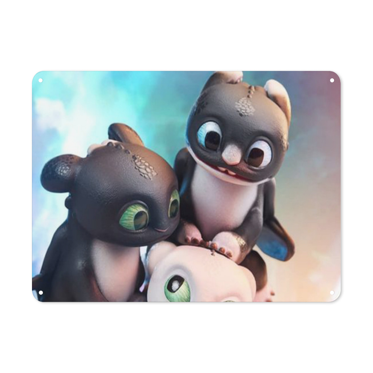 Toothless Classic Tin Poster Manga Characters Anime Decorative Mural ...