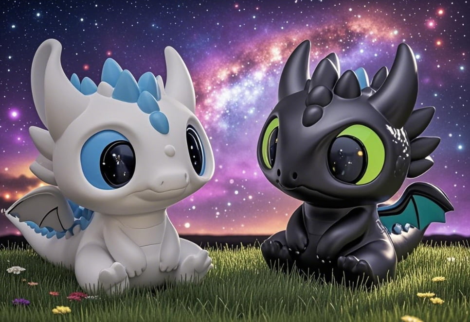 Toothless Figures Toothless Toys How to Train Your Dragon Toys How to ...