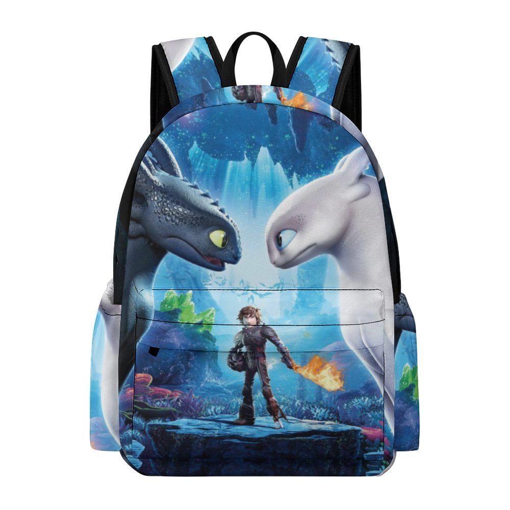 Toothless Hiccup How to Train Your Dragon Adjustable Backpack Laptop ...