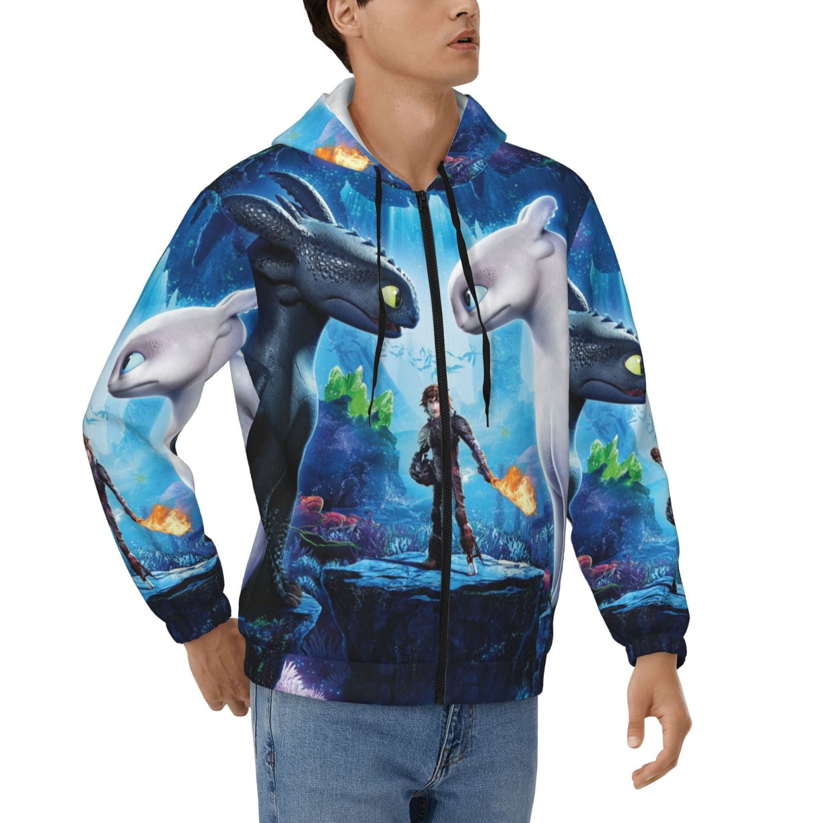 Toothless Hiccup How to Train Your Dragon Sweatshirt For Mens Fashion ...