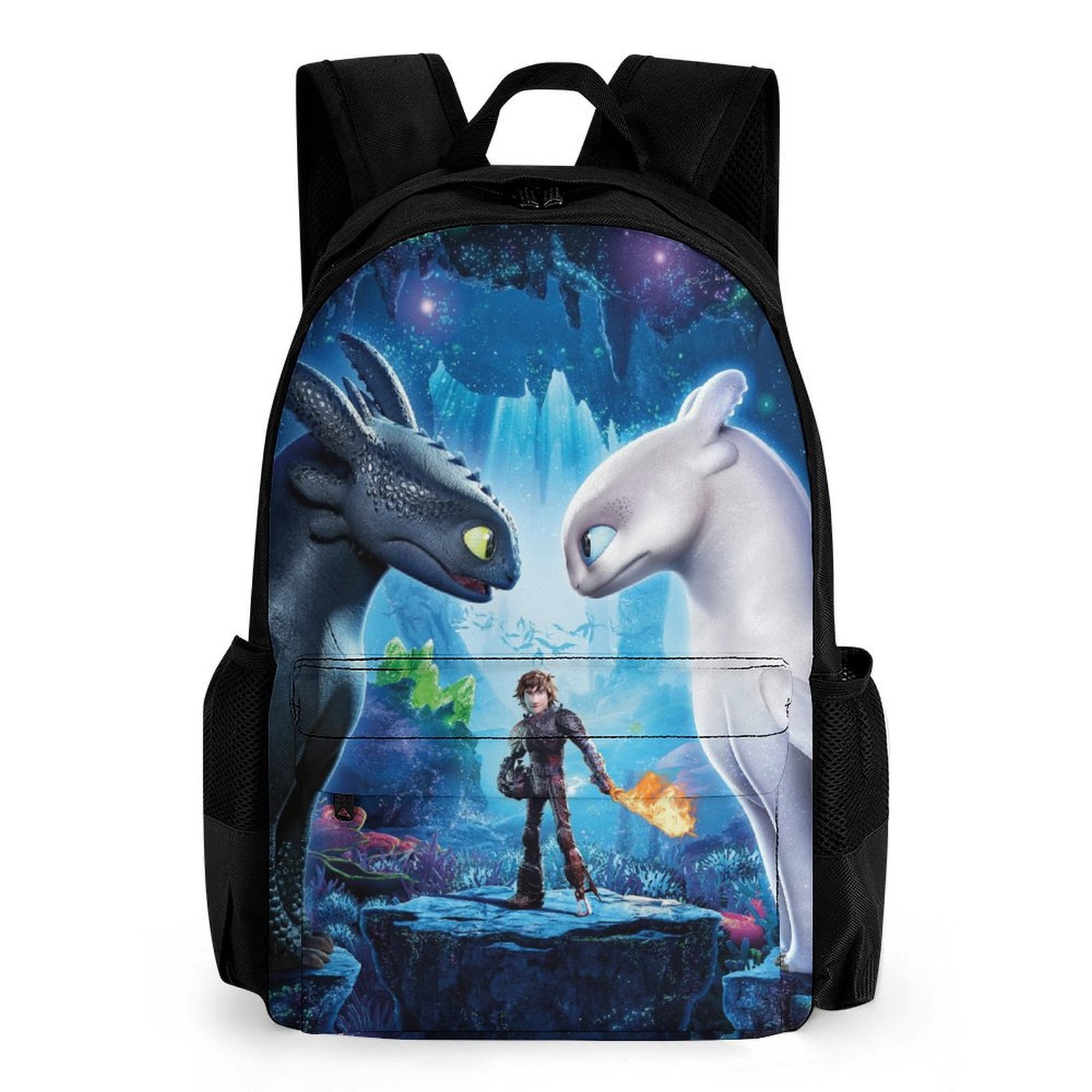 Toothless Hiccup How to Train Your Dragon Backpack Laptop Bag Student ...