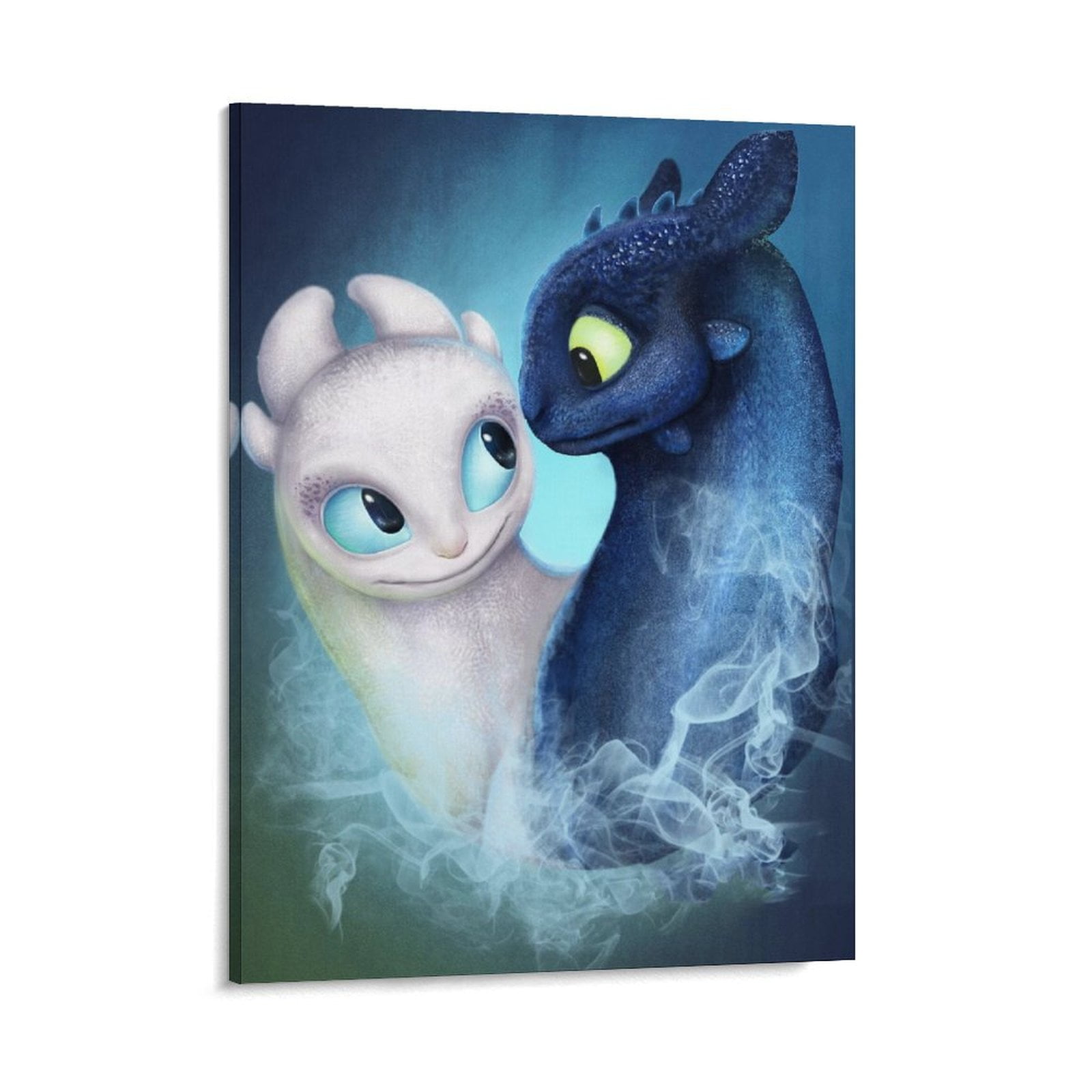 Toothless Lightfury How to Train Your Dragon Decorative Painting Canvas ...