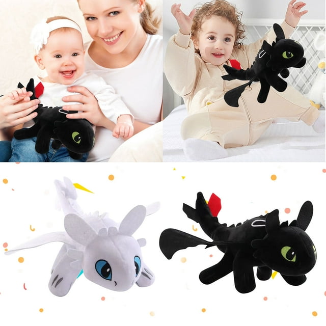 Toothless Plush Dragon Toys Under $5 Toothless Dragon Plush Black 45CM ...