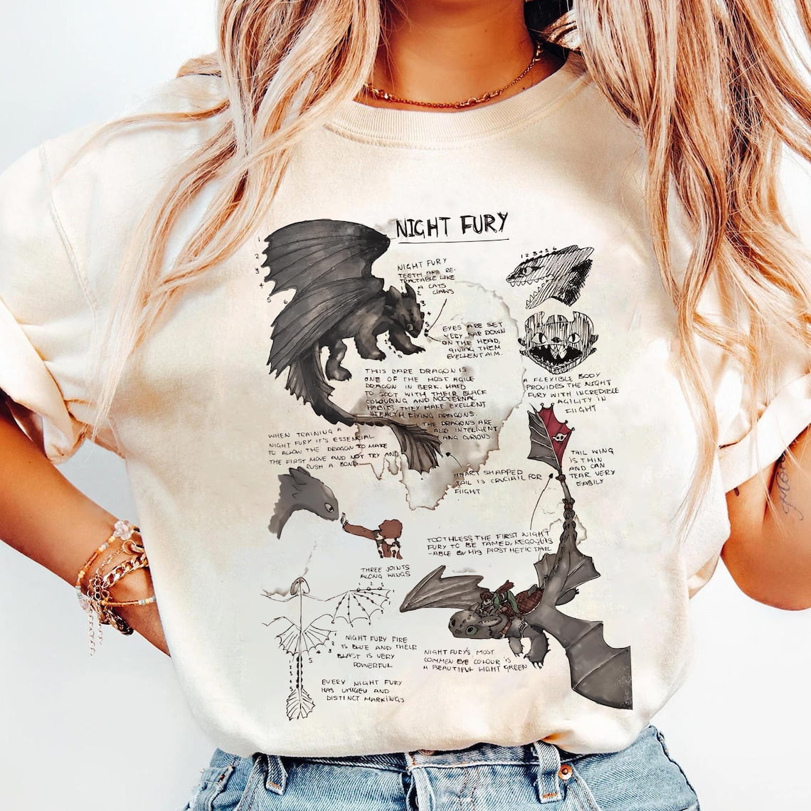 Toothless Shirt, Toothless and Night Fury Shirt, How To Train A Dragon ...