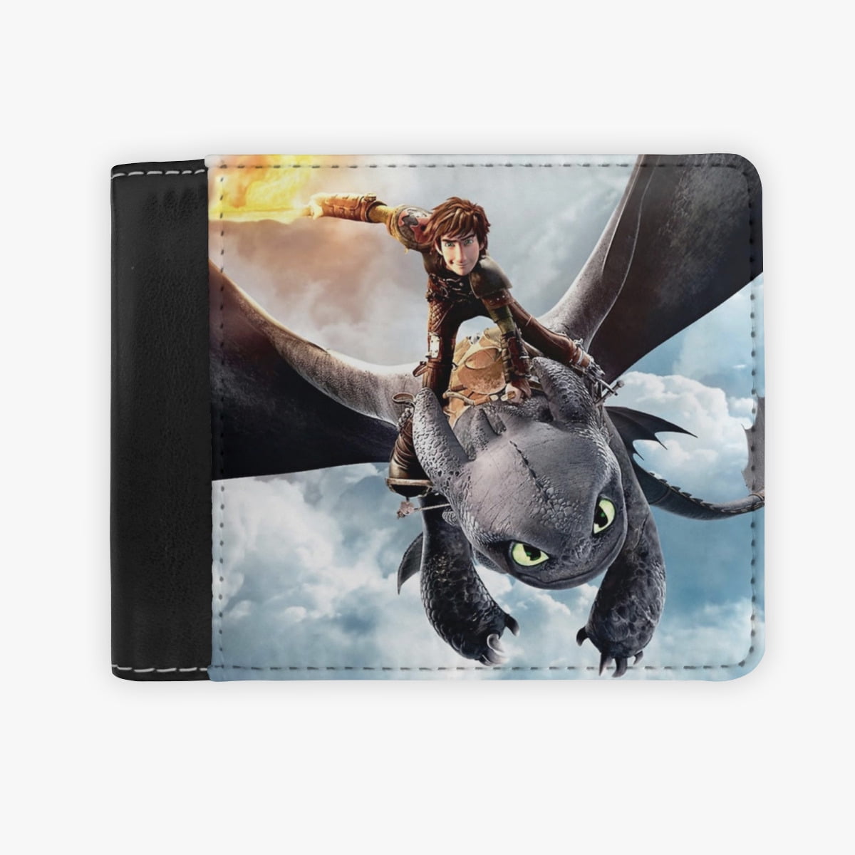 Toothless Slim Wallet for Men ID Window with RFID Blocking Front Pocket ...