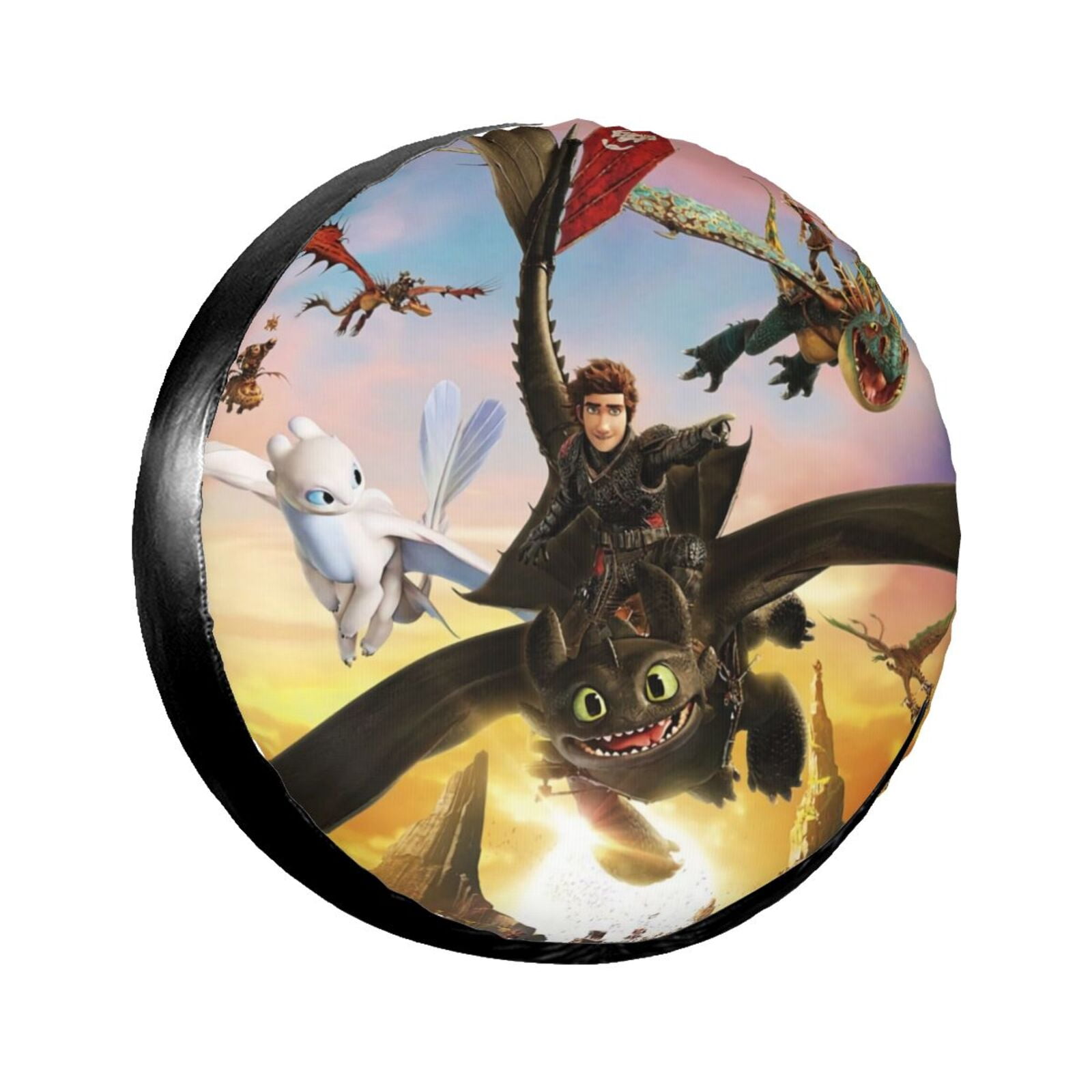 Toothless Spare Tire Cover, Weatherproof Dust-Proof Universal Wheel ...