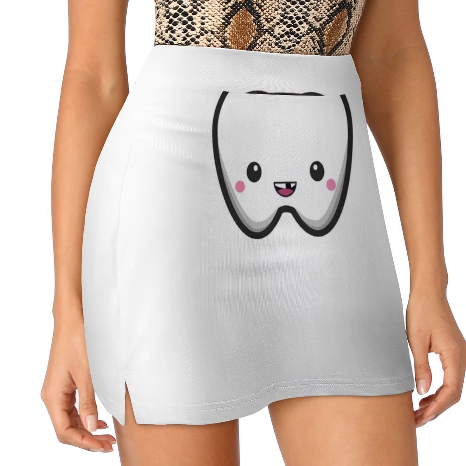 Toothless Tooth Skirts Woman Fashion 2025 Pant Skirt Mini Skirts Office ...