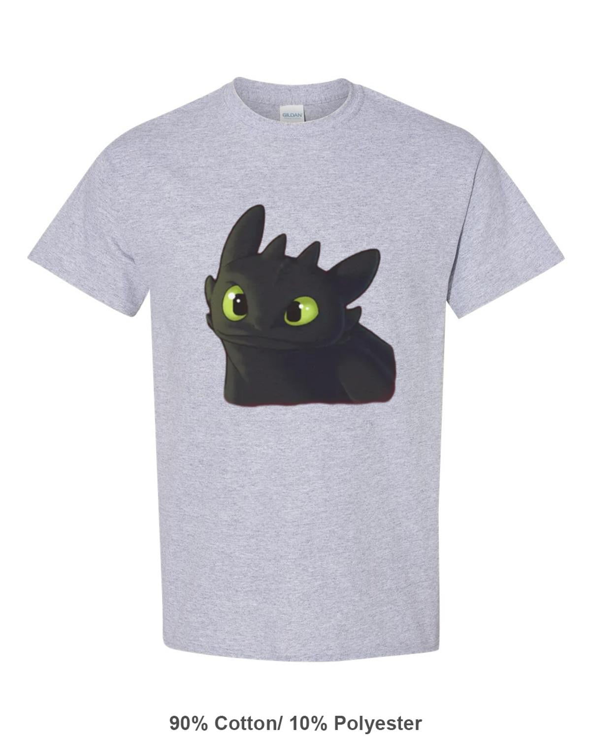 Toothless from How to Train Your Dragon Movie Fan T-Shirt, for men ...