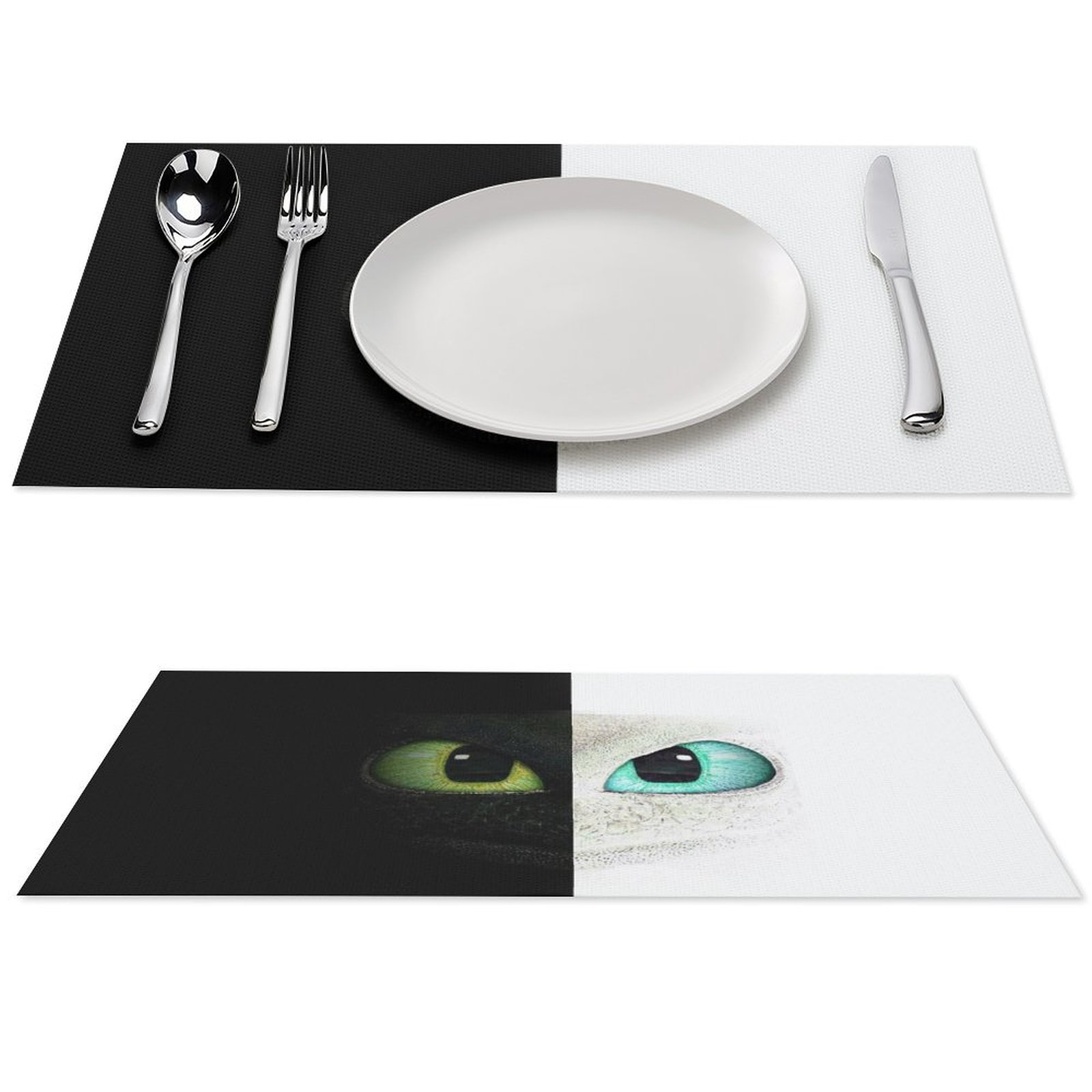 Toothless kids plastic waterproof placemat 4 PCS - Walmart.com