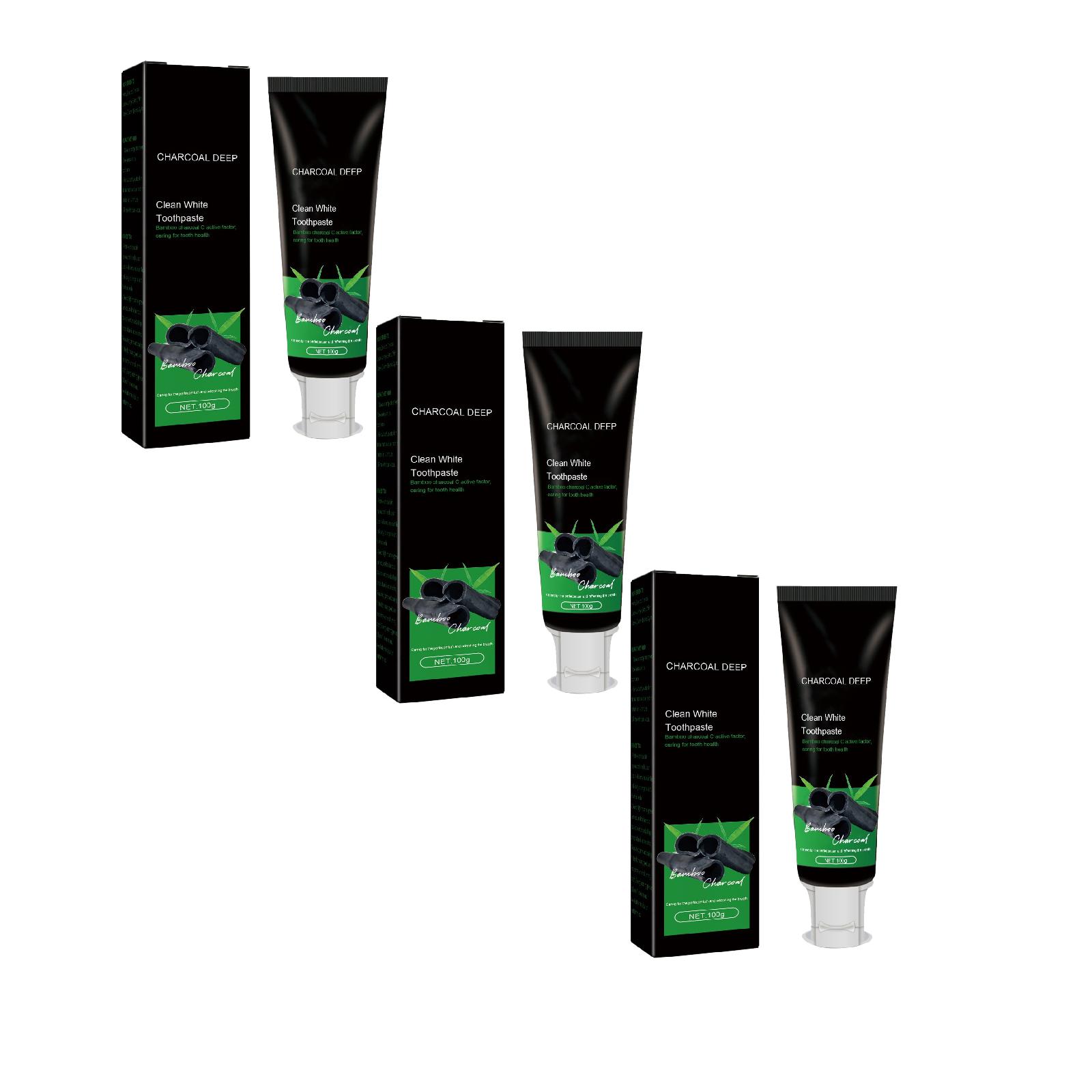 Toothpaste Black Whiten Toothpaste Activated Deep Clean Toothpaste To ...