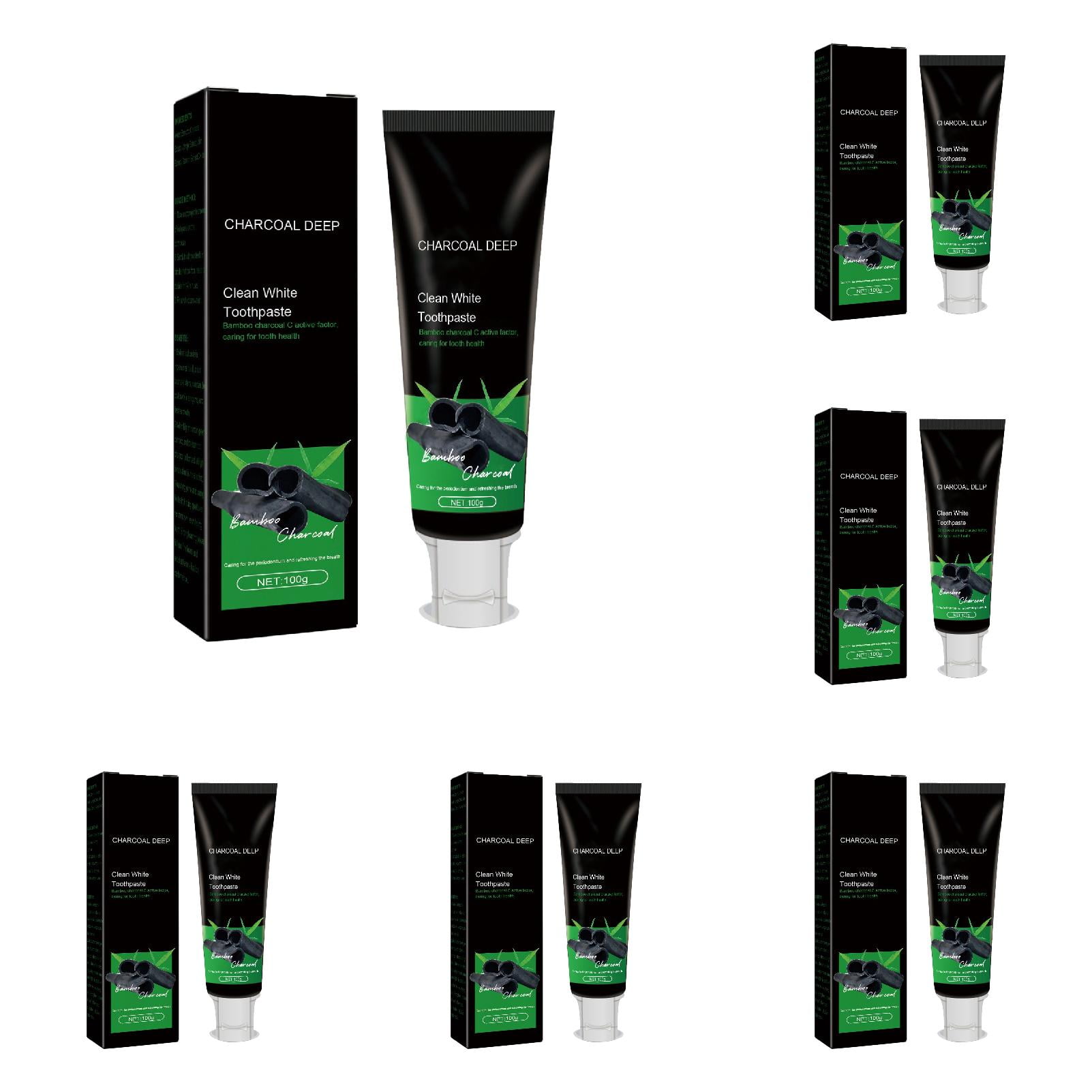 Toothpaste Black Whiten Toothpaste Activated Deep Clean Toothpaste To ...