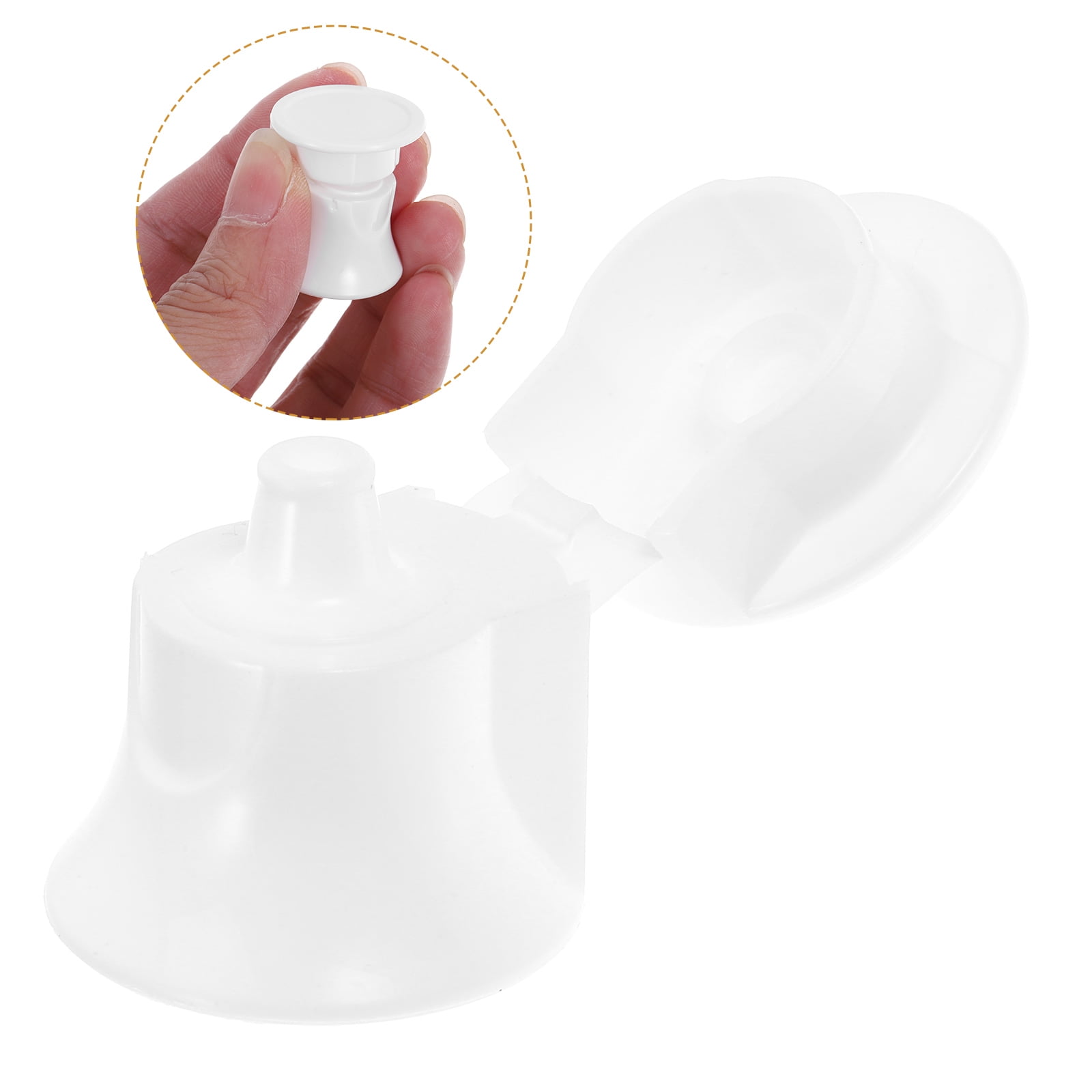 Toothpaste Caps 50pcs Screw-In Toothpaste Lid Flip-Design Toothpaste ...