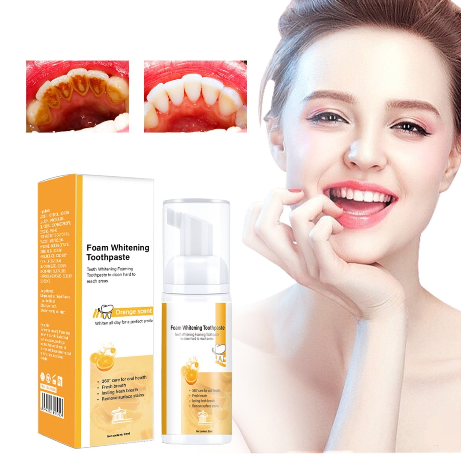 Toothpaste Clearance White Foam Toothpaste Fresh Breath Lasting Fresh ...