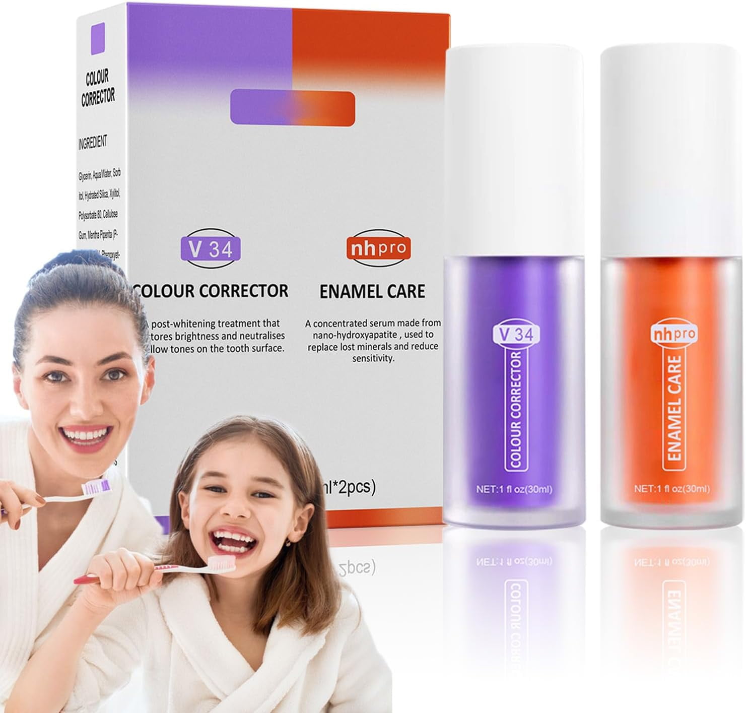 Toothpaste Corrector Whitening 30ml Teeth Care Cleansing Sensitive ...
