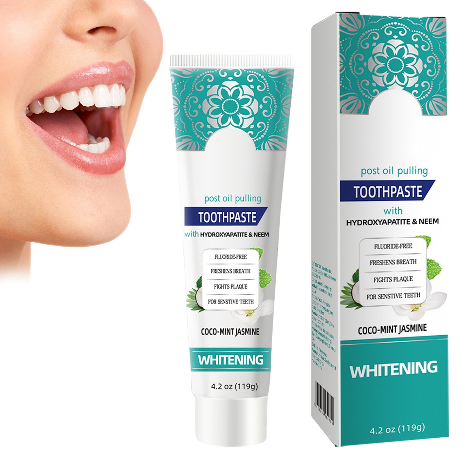 Toothpaste Deals! Bradem 2024 Latest Model Hydroxyapatite Fluoride ...