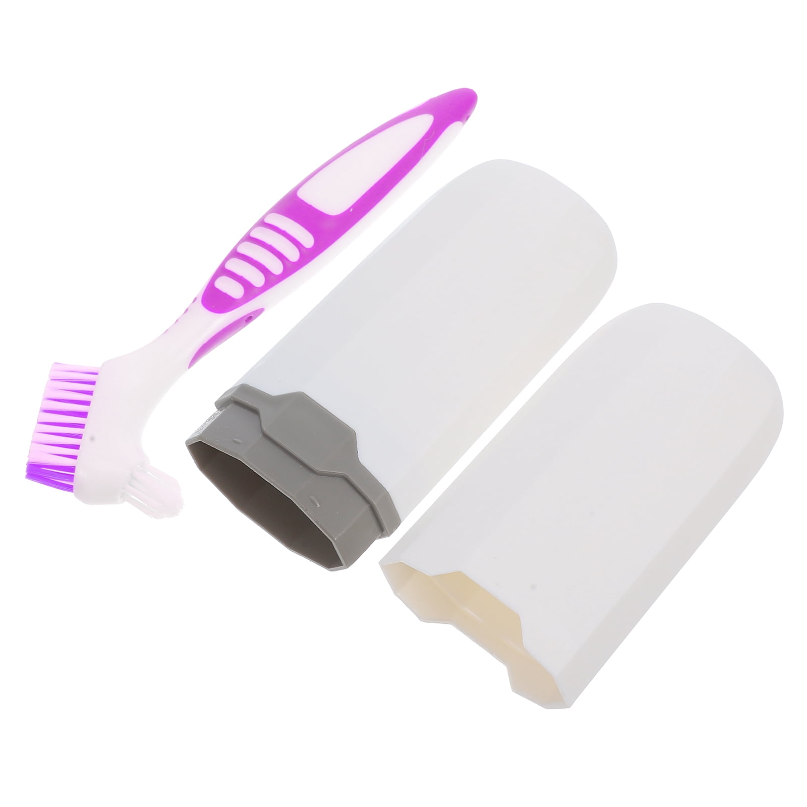 Toothpaste Denture Toothbrush Storage Box Travel Child - Walmart.com