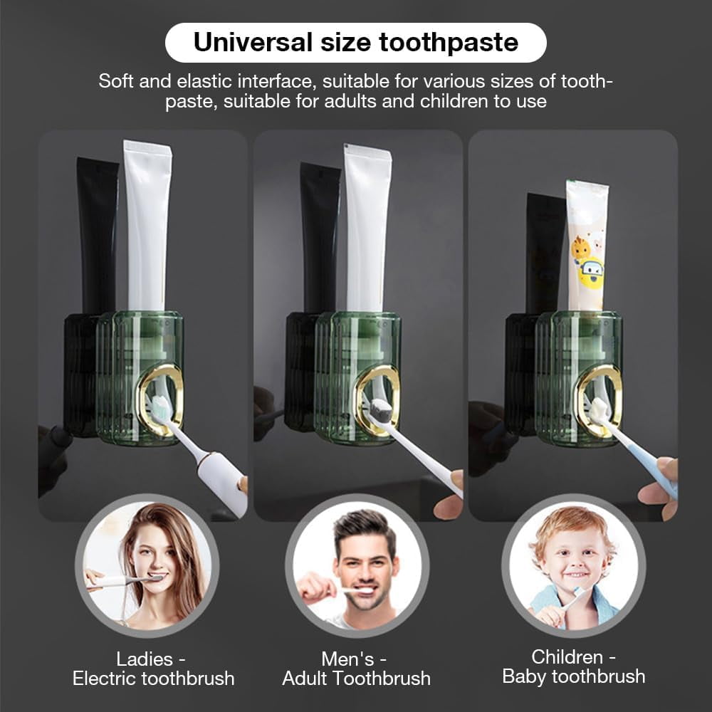 Toothpaste Dispenser,Light Luxury Automatic Toothpaste Squeezer,2024 ...
