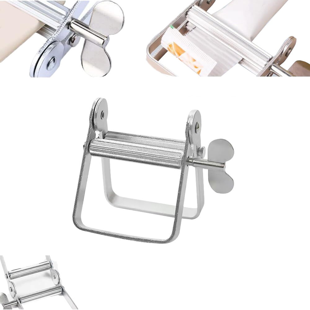 Toothpaste Dispenser Metal Aluminum, Toothpaste Extruder Squeezer ...