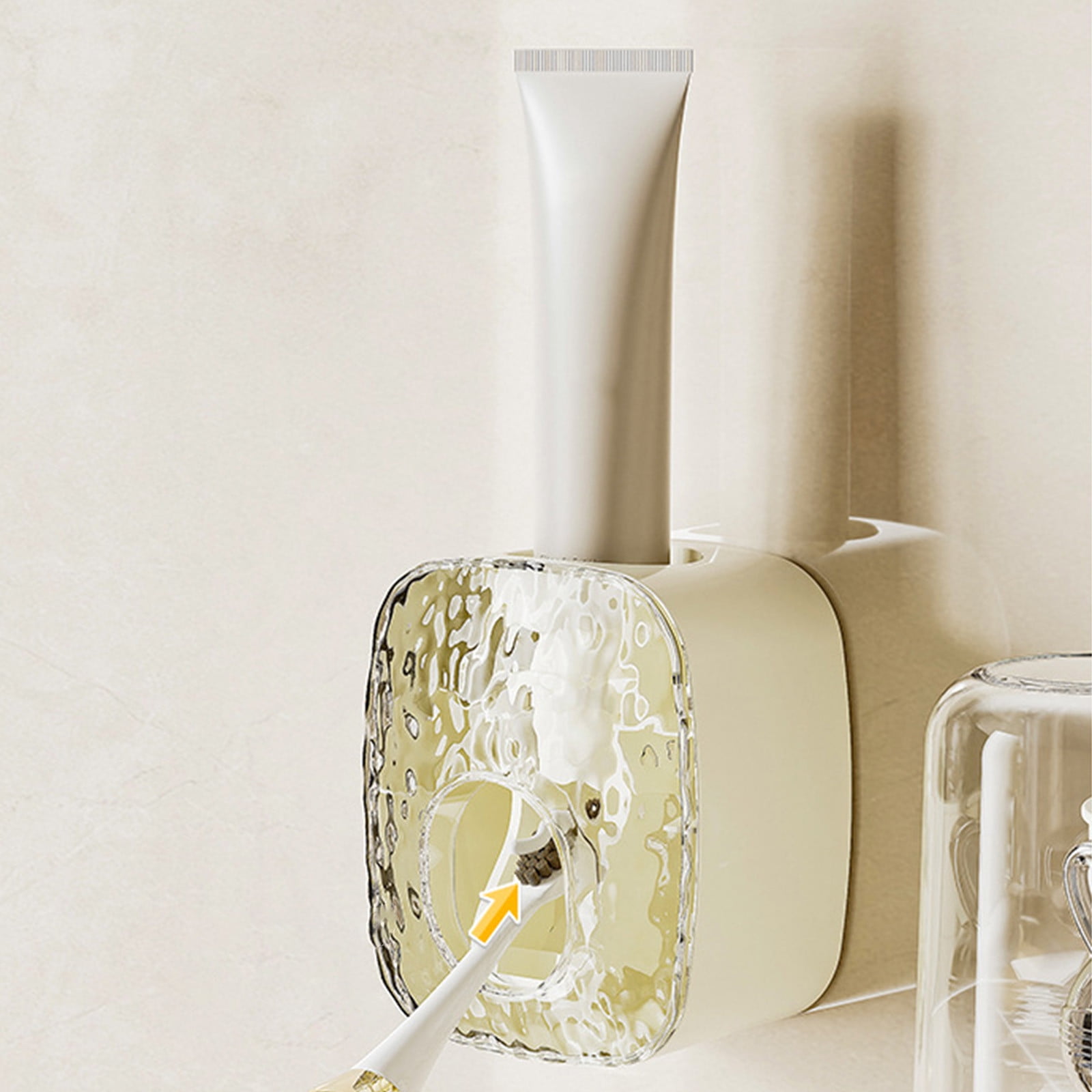 Toothpaste Dispenser Wall Mount for Bathroom-Toothpaste Holder ...