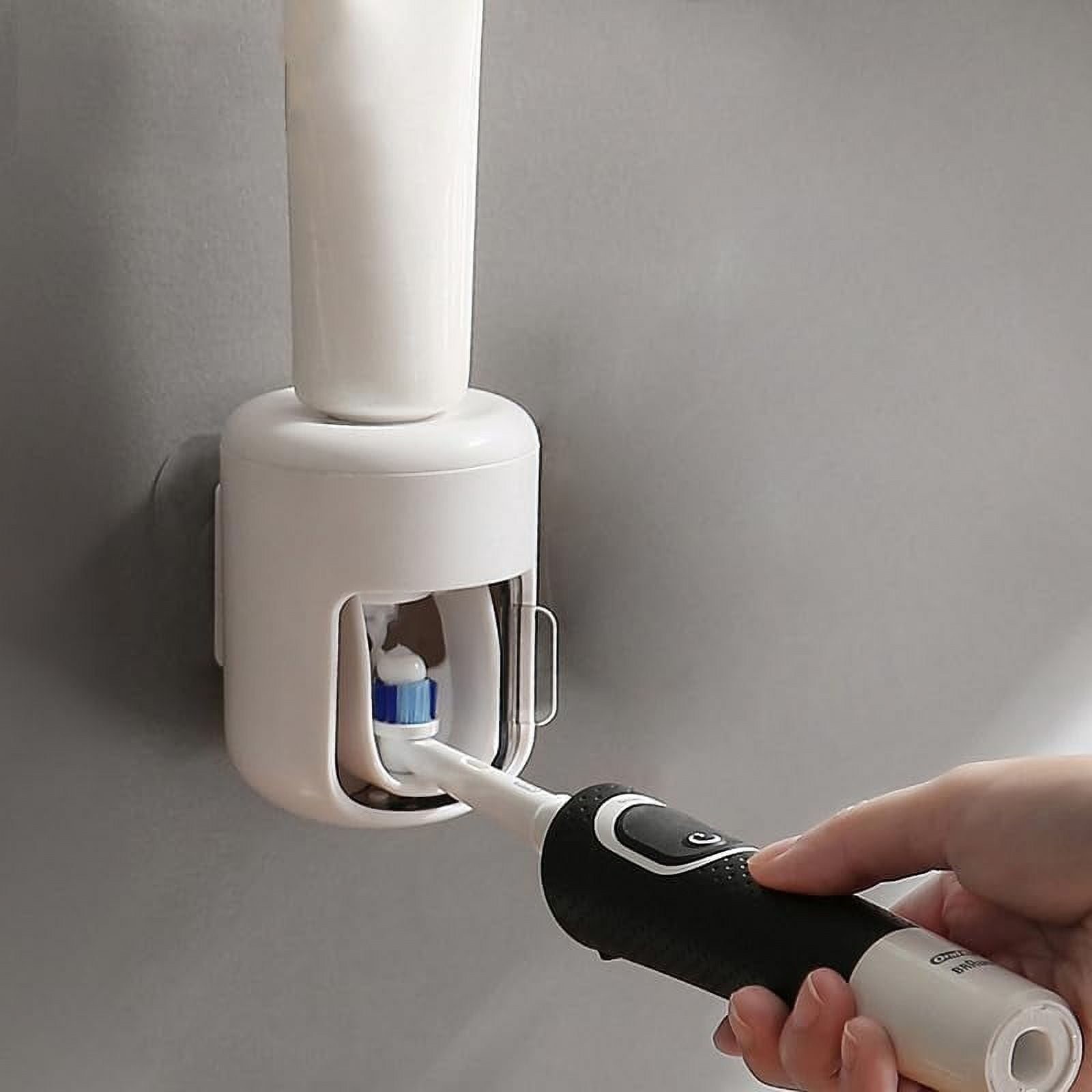 Toothpaste Dispenser Wall Mounted Bathroom Automatic Toothpaste ...