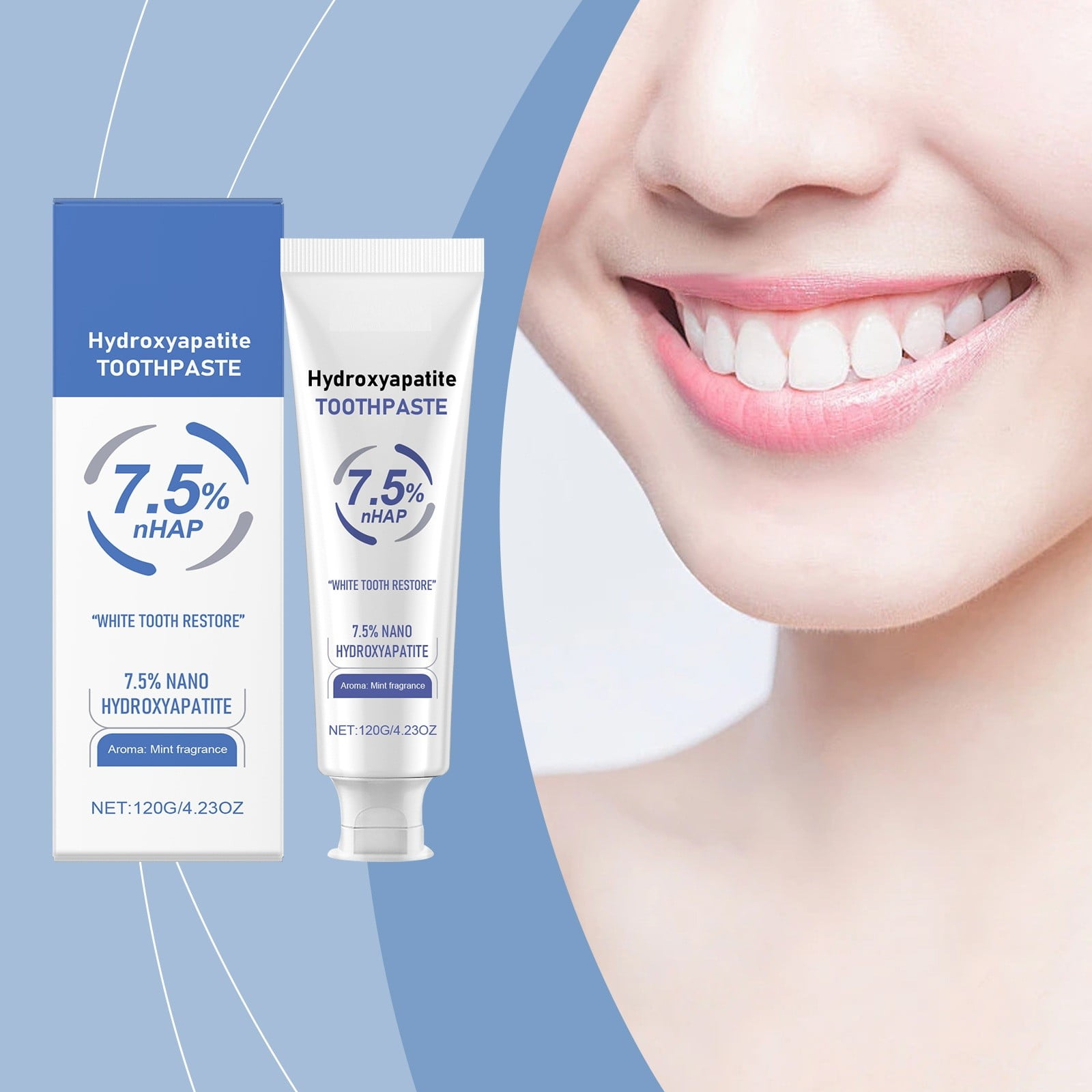 Toothpaste Freshen Up Your with Minty Toothpaste: Clean Repair ...