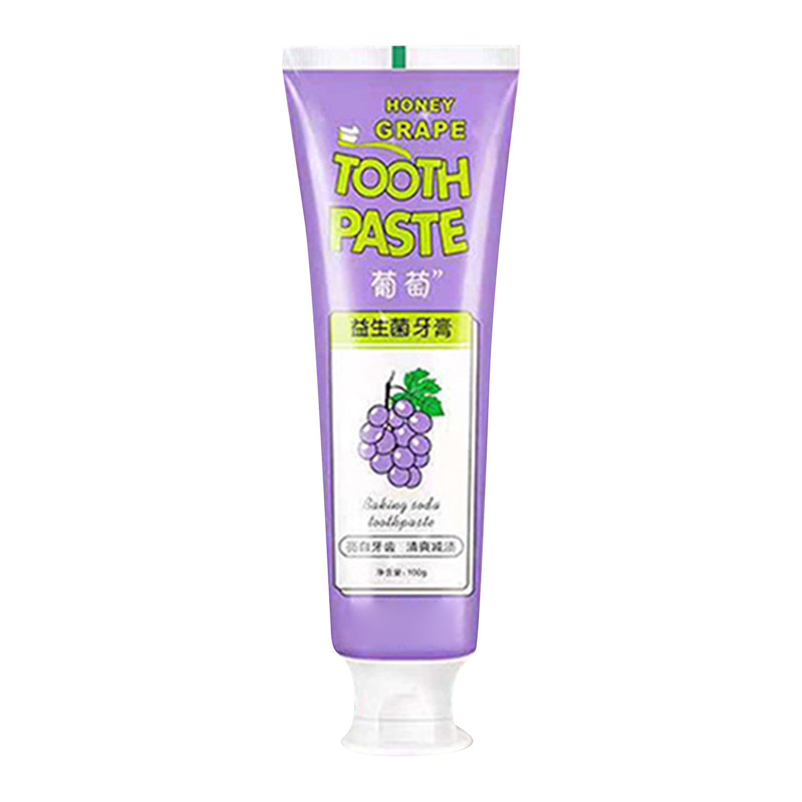 Toothpaste Honey Grape Toothpaste With Baking Soda 100G Tube For Fresh ...