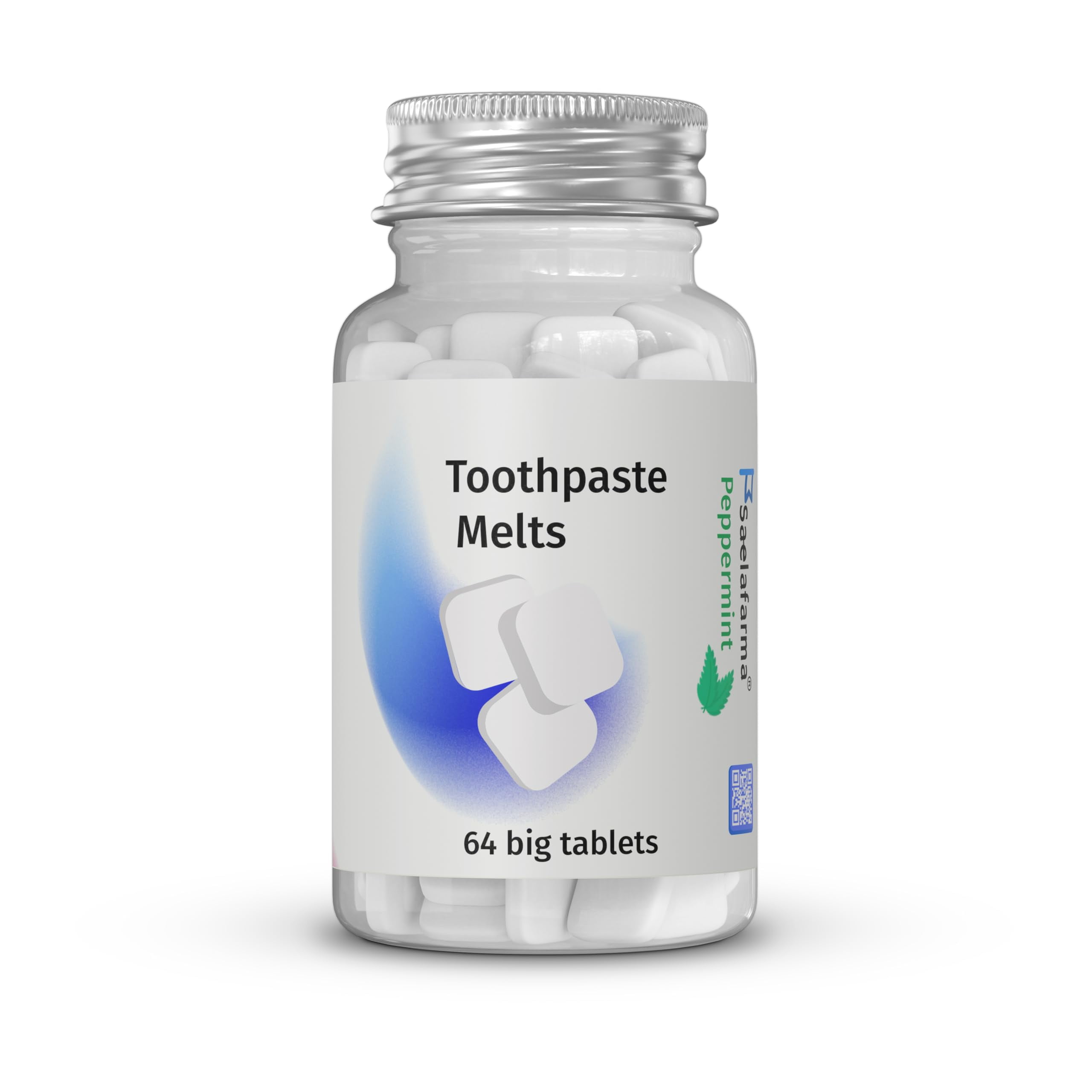 Toothpaste Melts, Natural Mint Flavor, Only Clean Ingredients, Natural ...