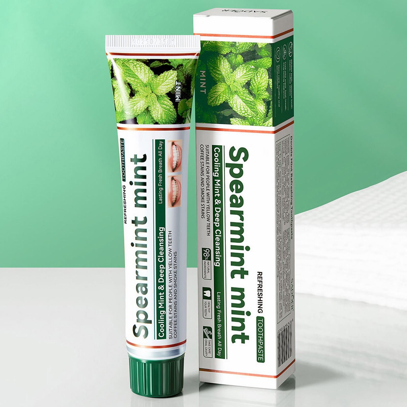 Toothpaste Mint Flavor Aluminum Tube With Bioplastic Cap And Recyclable ...