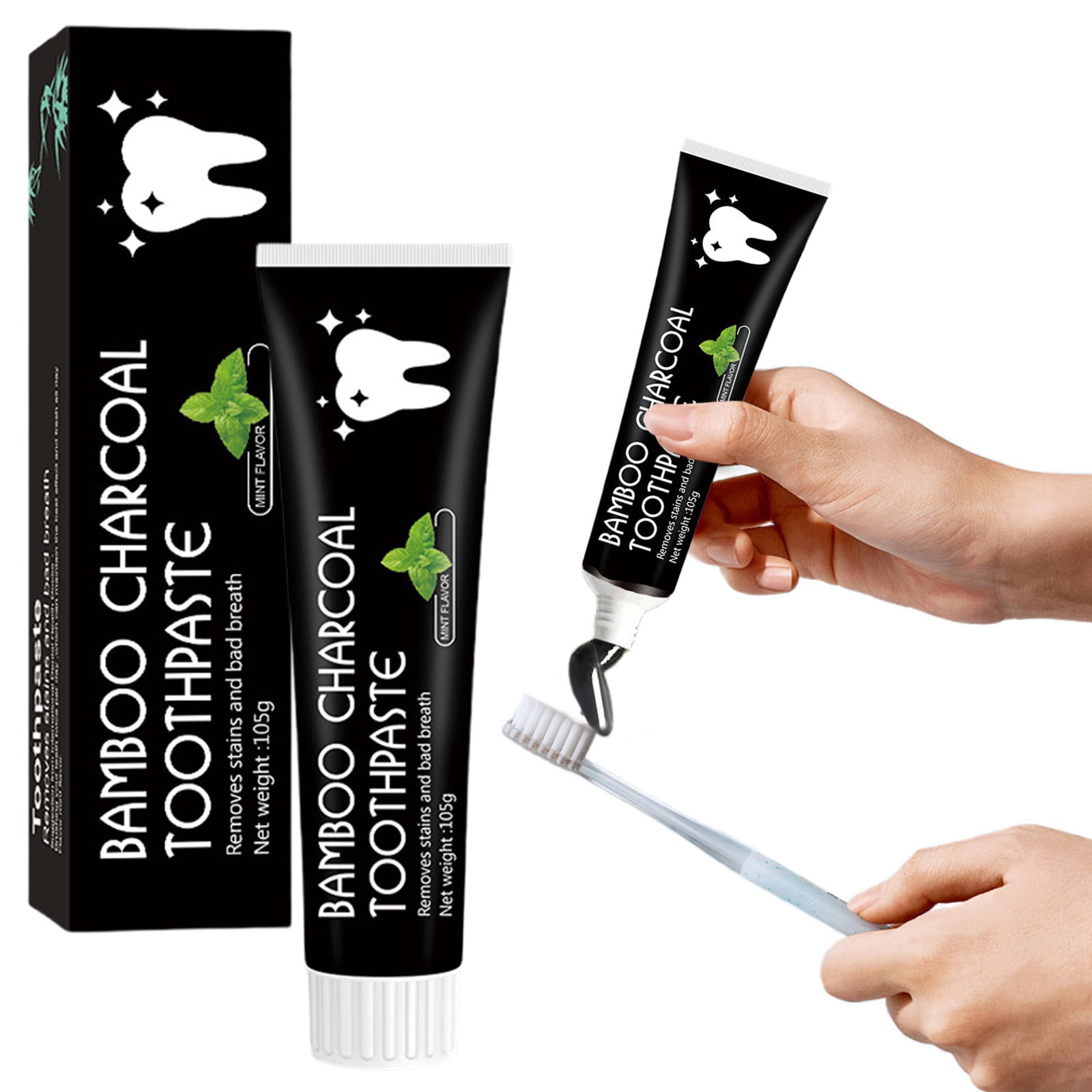 Toothpaste Natural Toothpaste Oral Teeth Deeply Stains Whiten Teeth ...