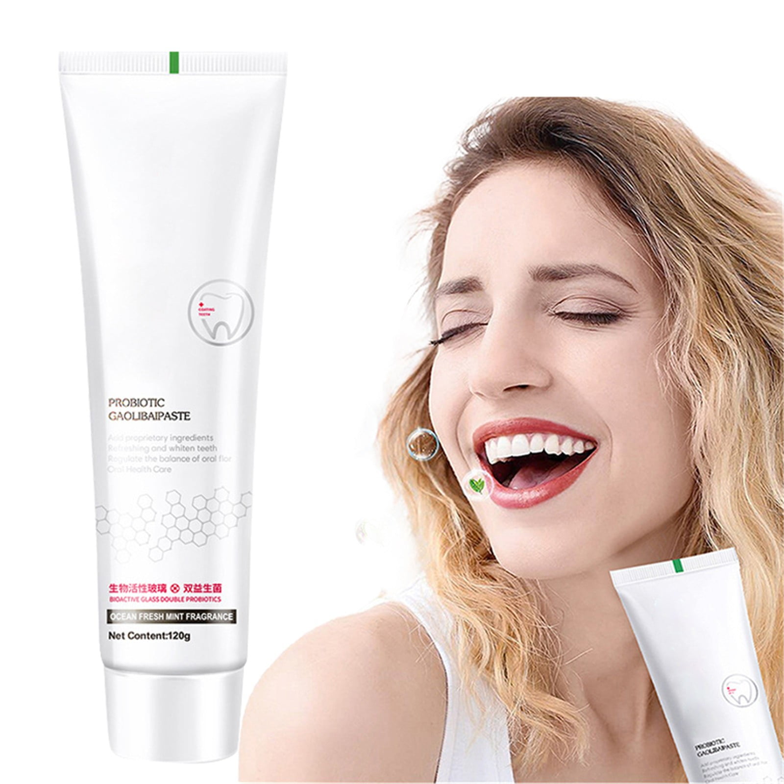 Toothpaste, Probiotic Toothpaste Fresh Flavor 120g Natural Ingredients ...