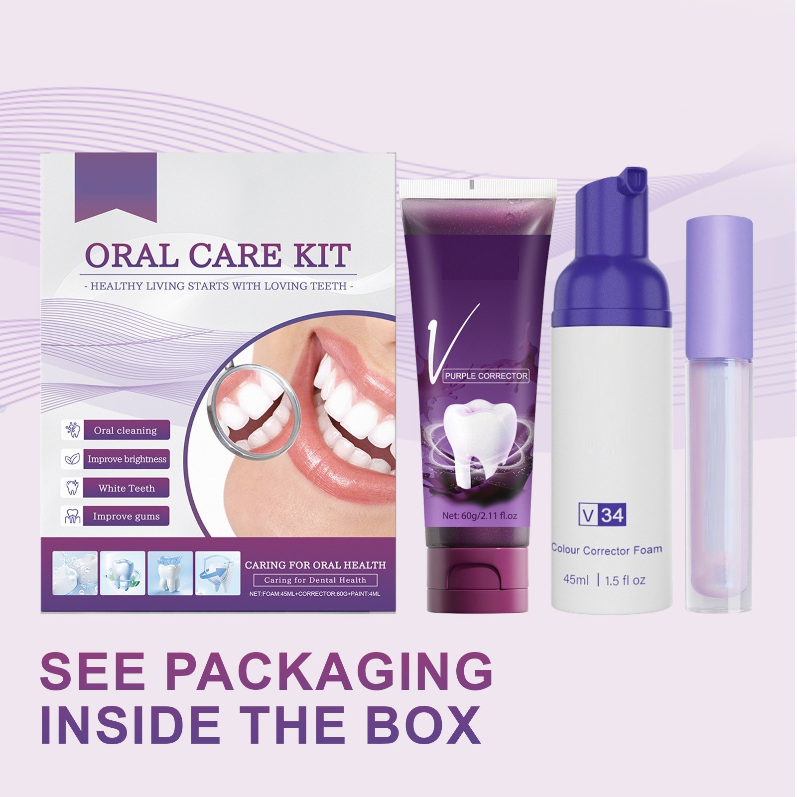 Toothpaste off Promotion！V34 Foam Whitening Toothpaste: 45Ml, V34 ...