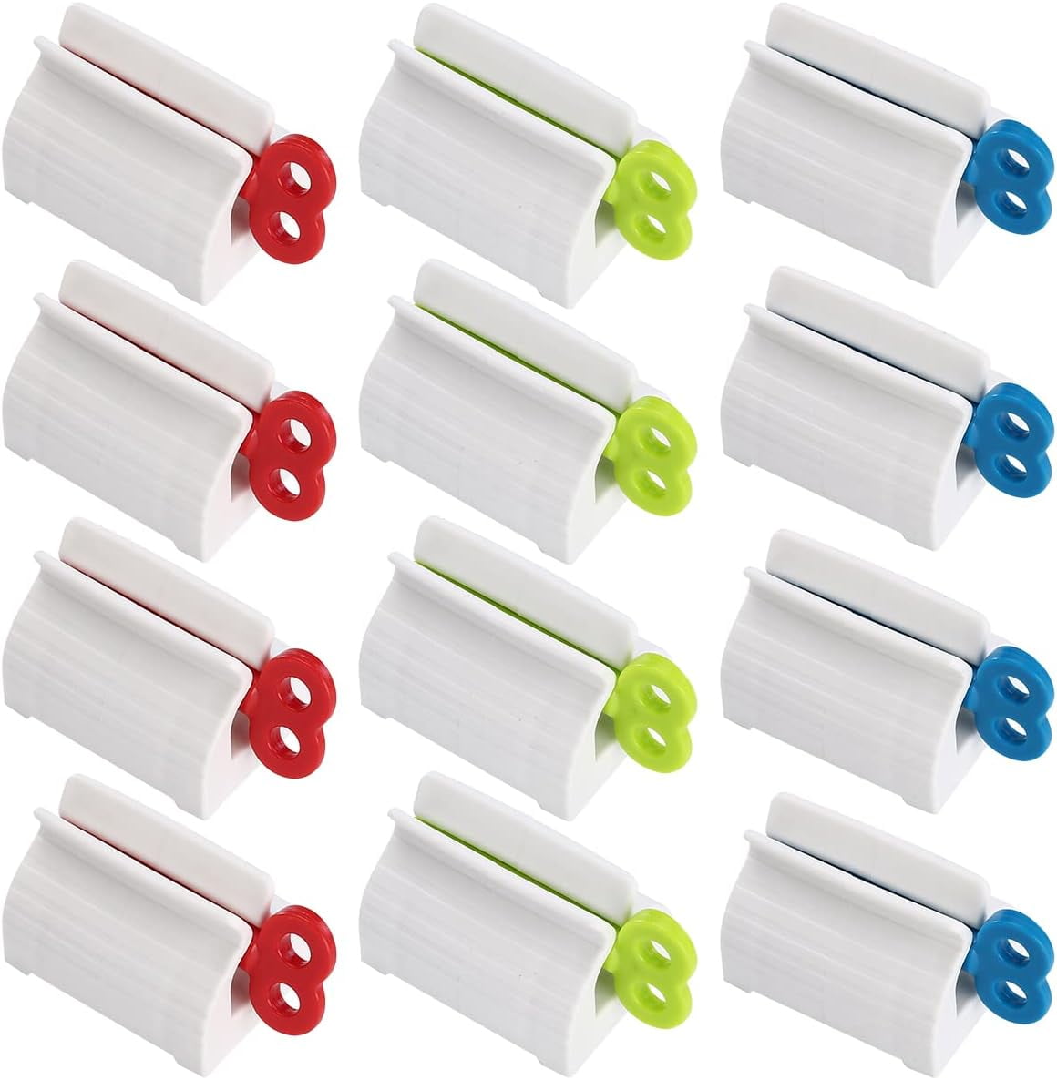 Toothpaste Squeezer,12 PCS Rolling Tube Toothpaste Squeezer Toothpaste ...