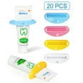 Toothpaste Squeezer, 20 Pcs Multi-Purpose Plastic Tube Squeezer Holder ...