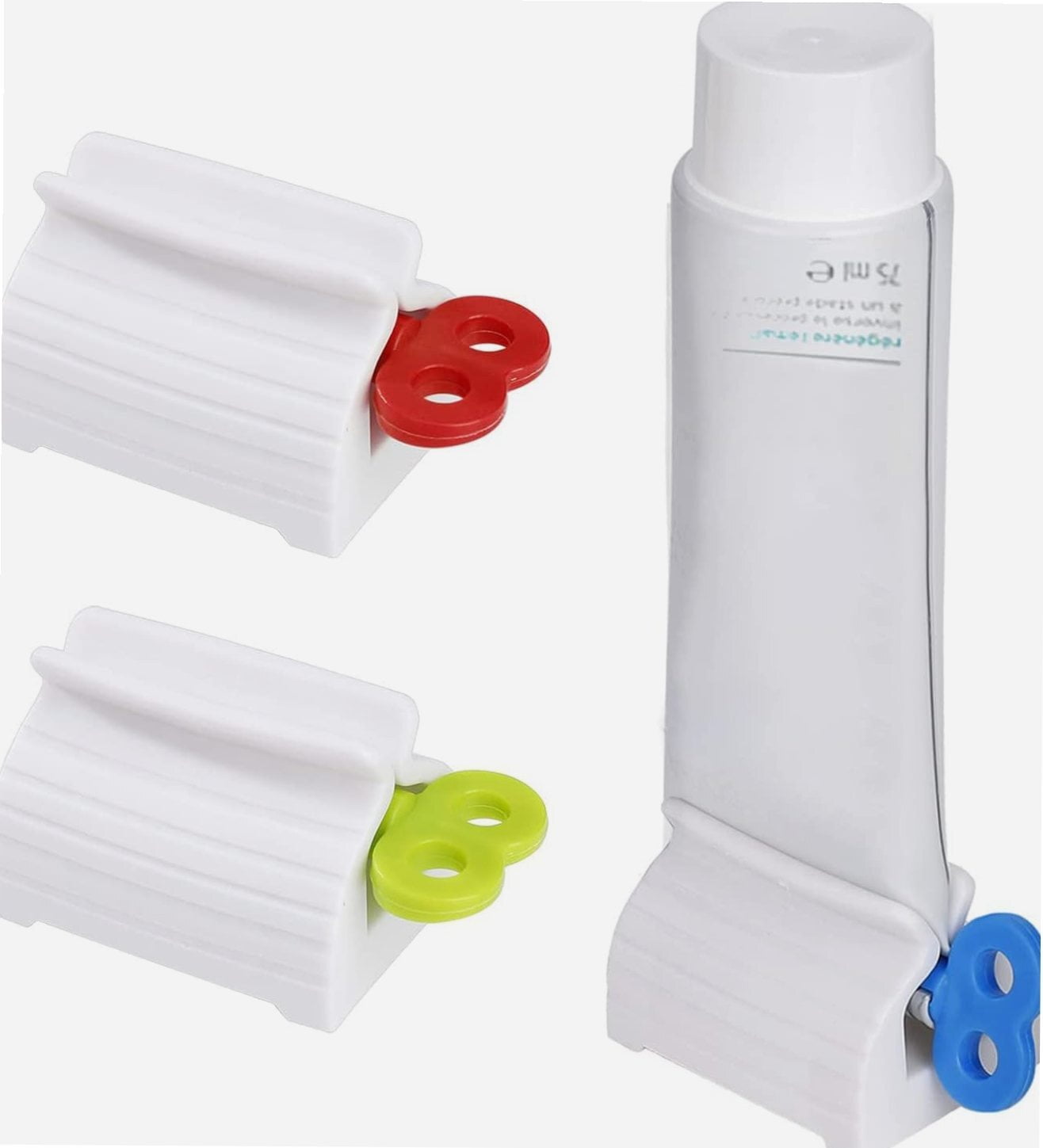 Toothpaste Squeezer,3 Pcs Toothpaste Extruder Roller Extruder Rotary ...