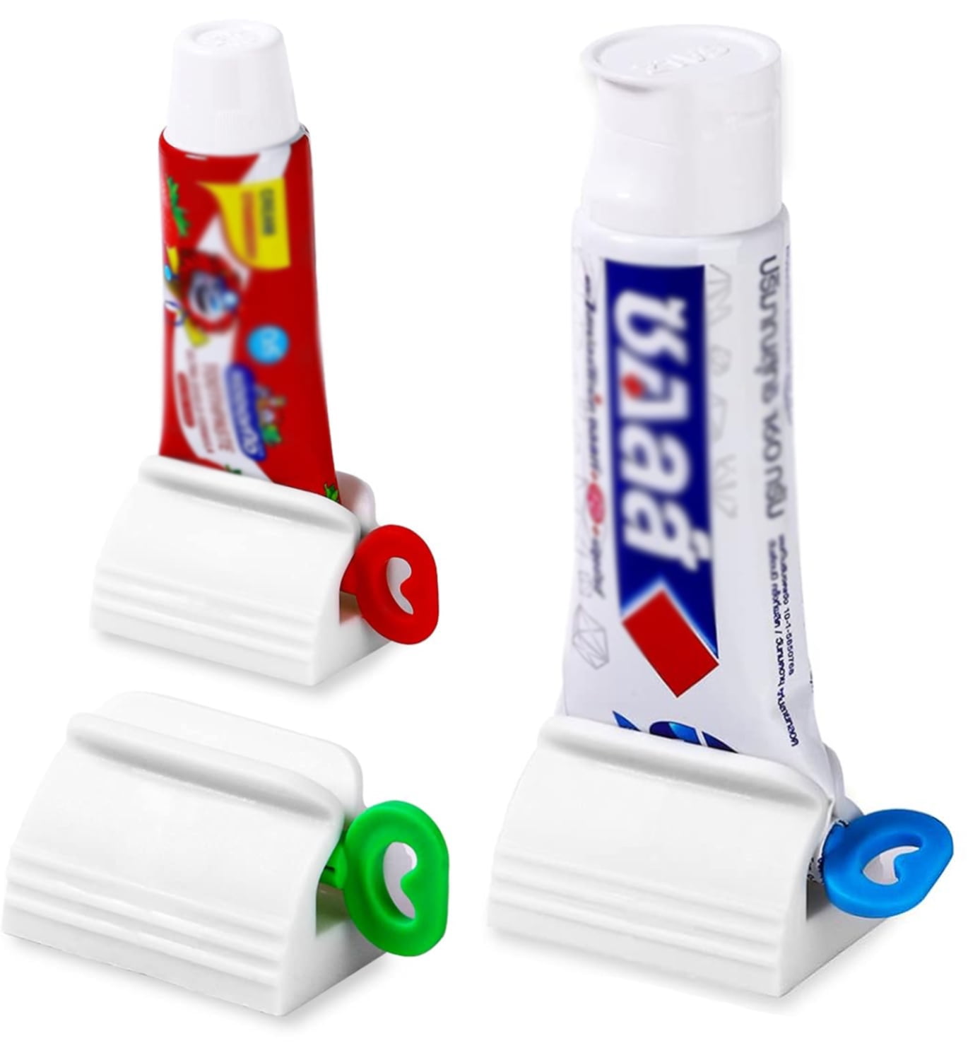 Toothpaste Squeezer, Set of 3 Rolling Toothpaste Squeezer, Dispenser ...