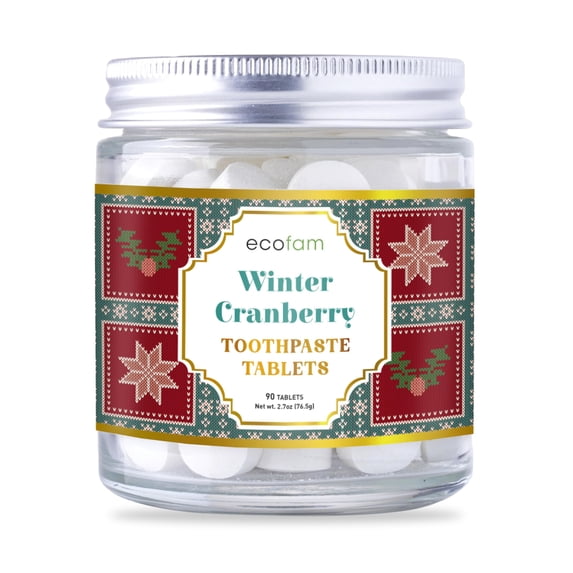 Toothpaste Tablets – Winter Cranberry | Nano Hydroxyapatite Toothpaste ...