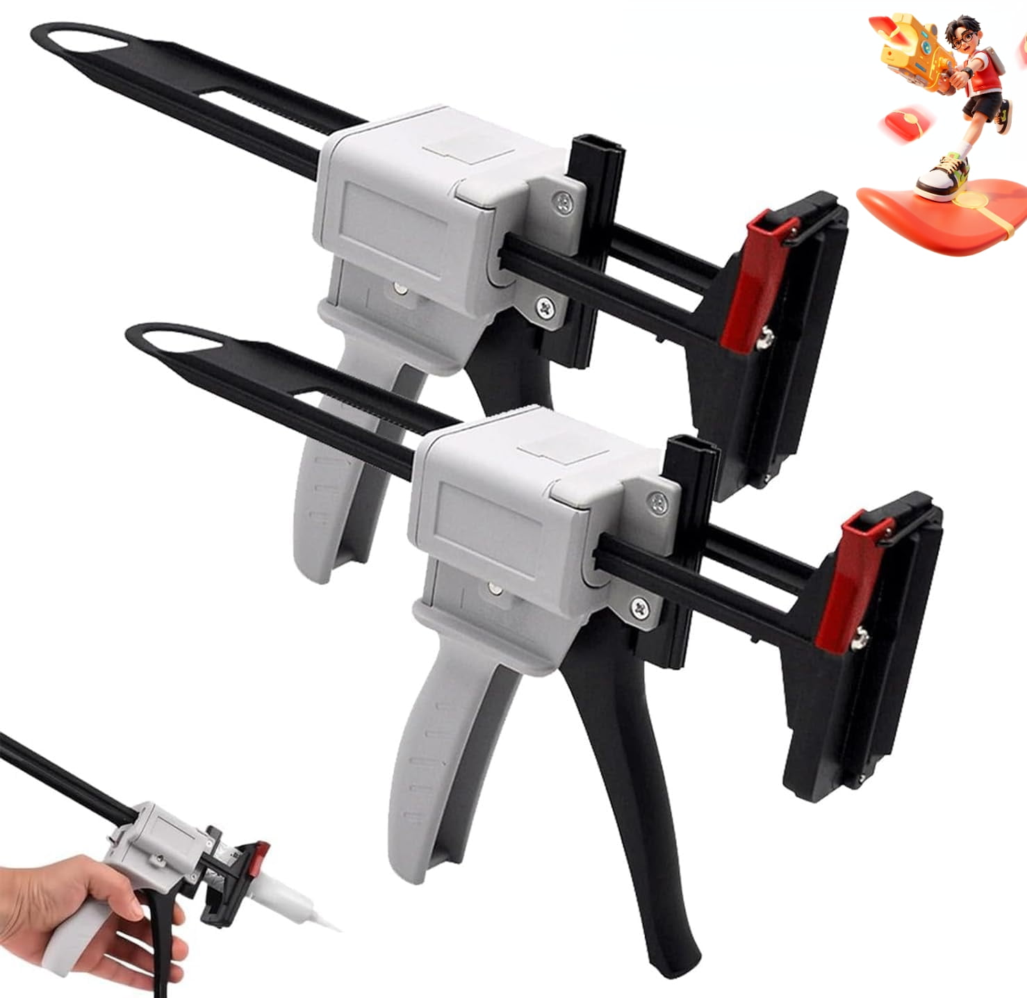 Toothpaste Tube Glue Gun, Tube Squeezing Machine Dispenser Glue Gun ...