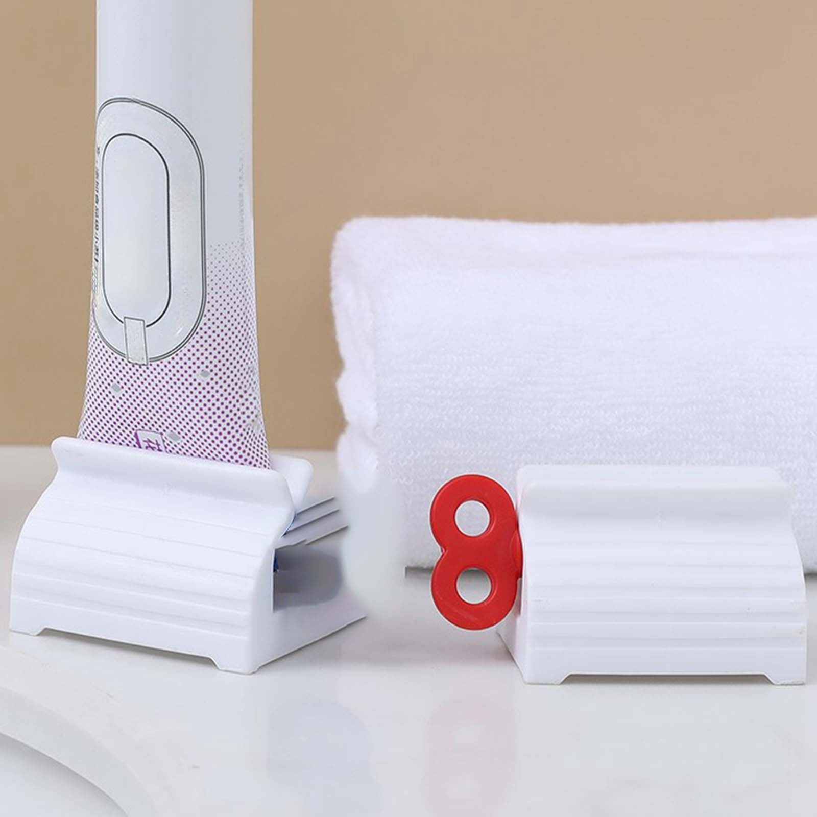 Toothpaste Tube Squeezer Dispenser Multifunctional Tube Holder Rotate ...